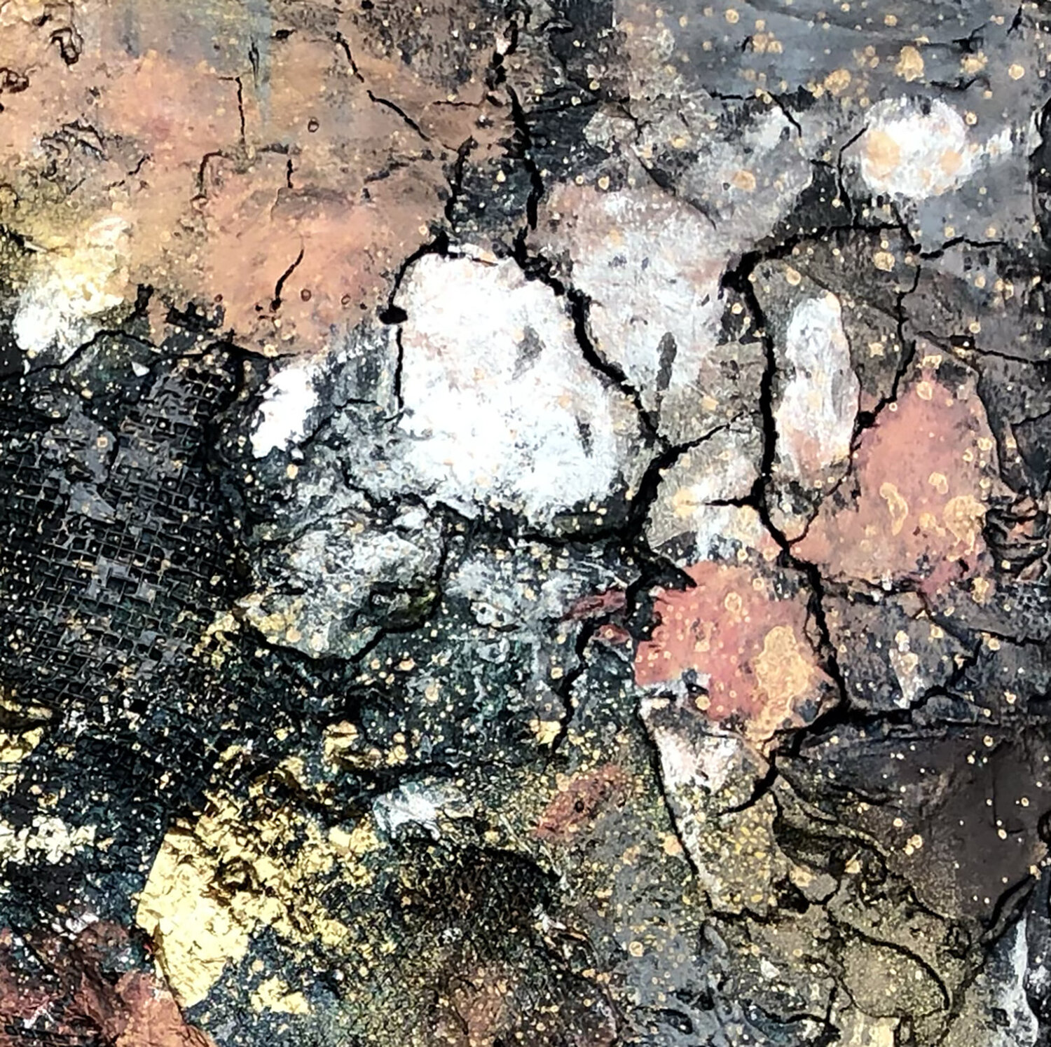 gaia 13 by Jason Lincoln Jeffers (2022) : Painting Gilding, Earth on ...