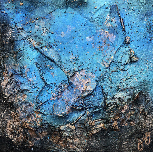 gaia 7 by Jason Lincoln Jeffers (2022) : Painting Gilding, Earth on ...