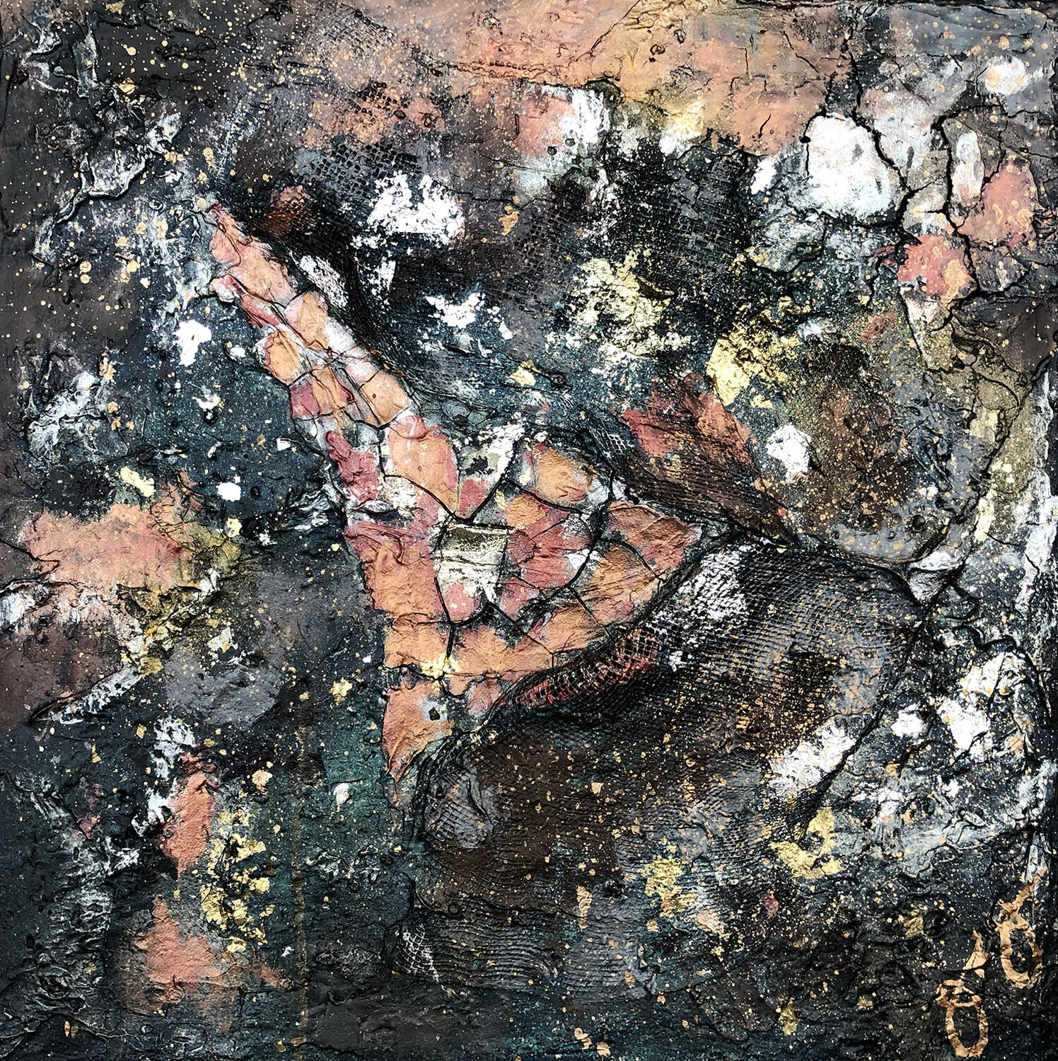 gaia 13 by Jason Lincoln Jeffers (2022) : Painting Gilding, Earth on ...