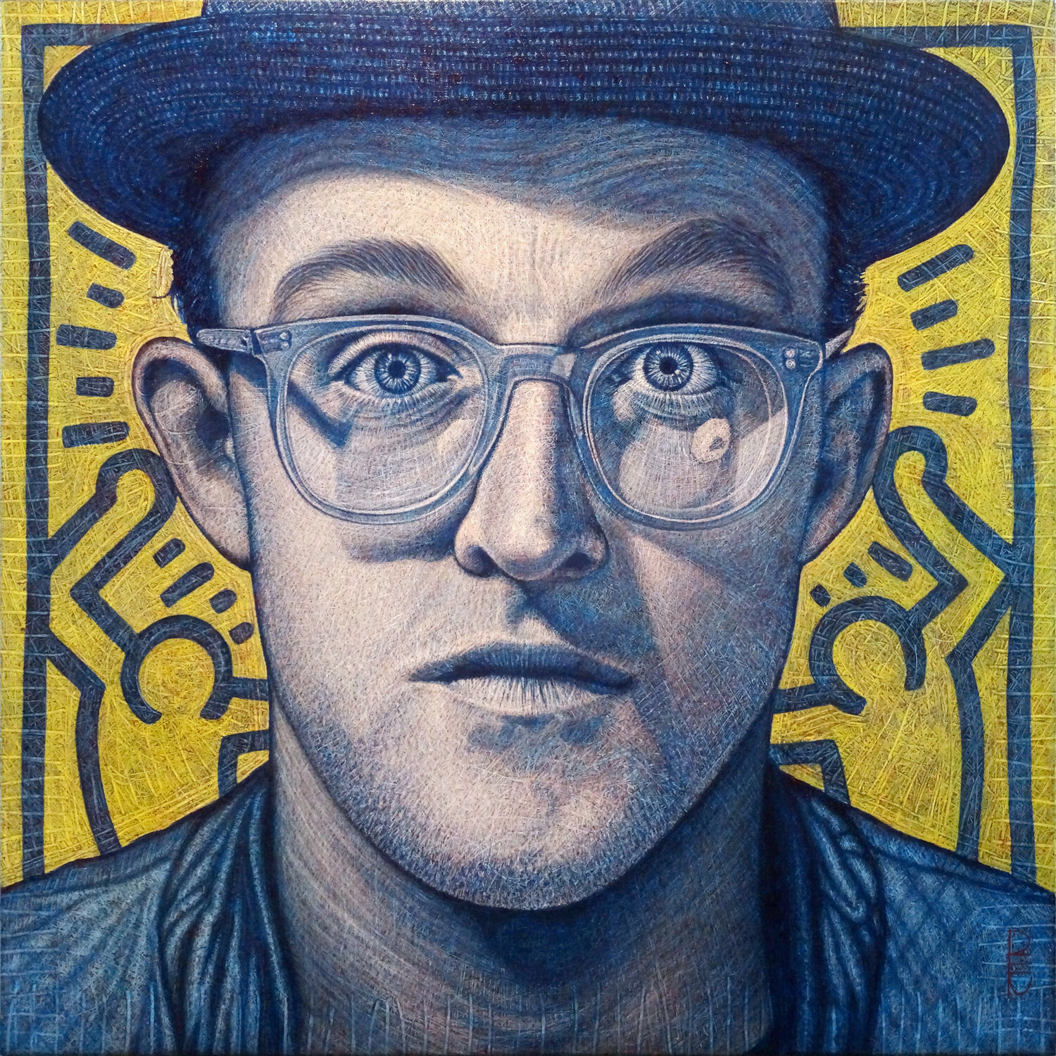 Keith Haring Self Portrait