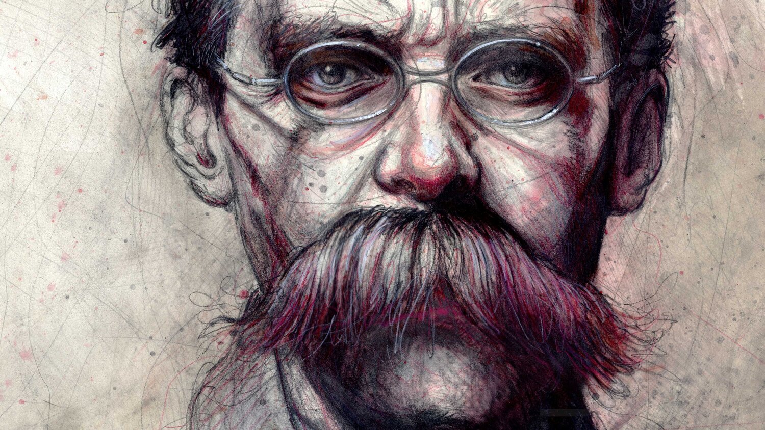 Friedrich Nietzsche by Andreas Noßmann (2022) : Drawing Pencil, India ...