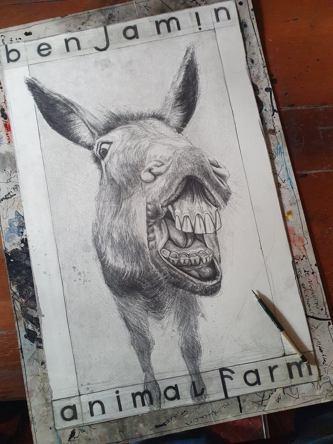 Benjamin - Animal Farm von Andreas Noßmann (2023): Zeichnungen ...