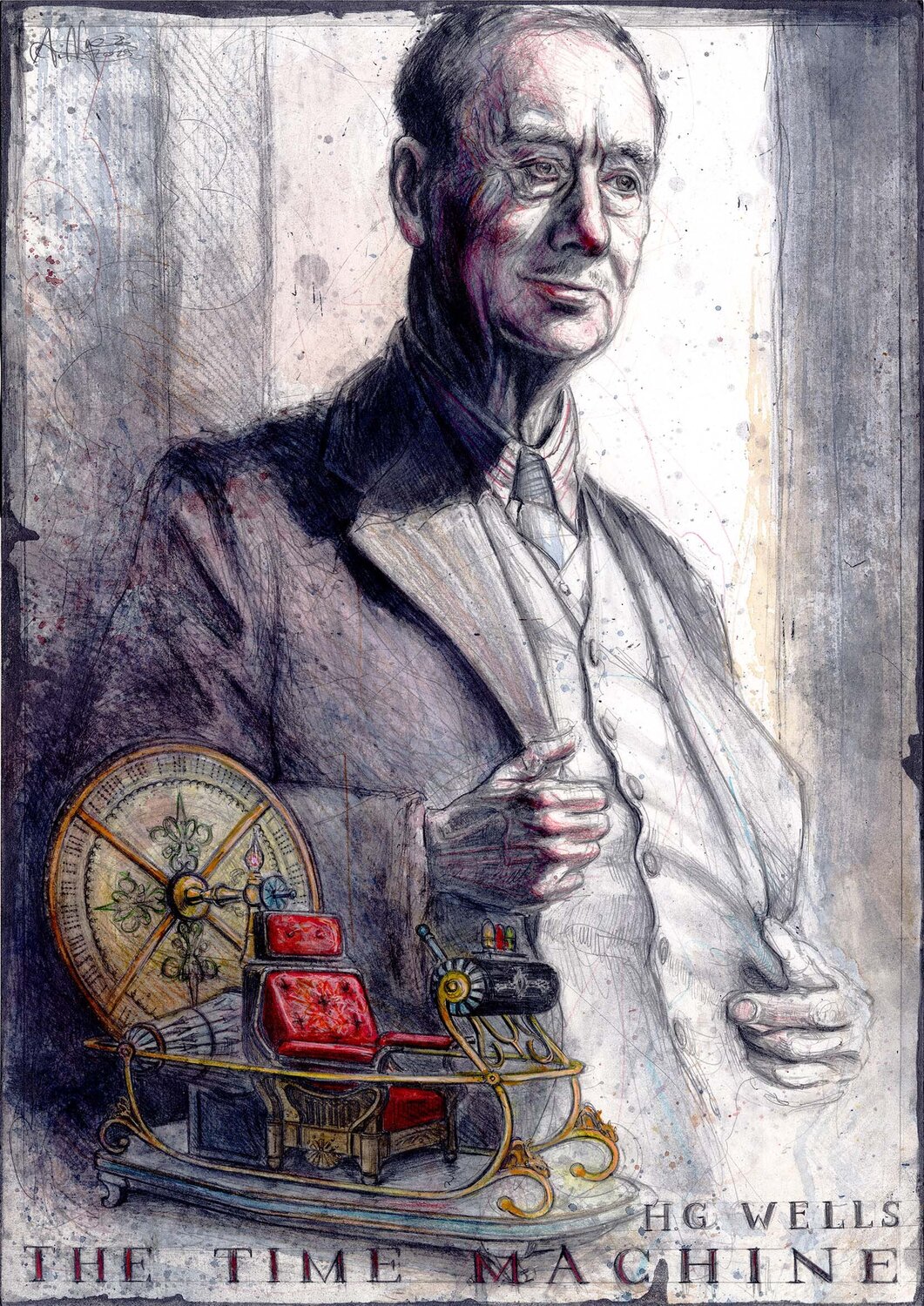 The Time Machine Hg Wells Art