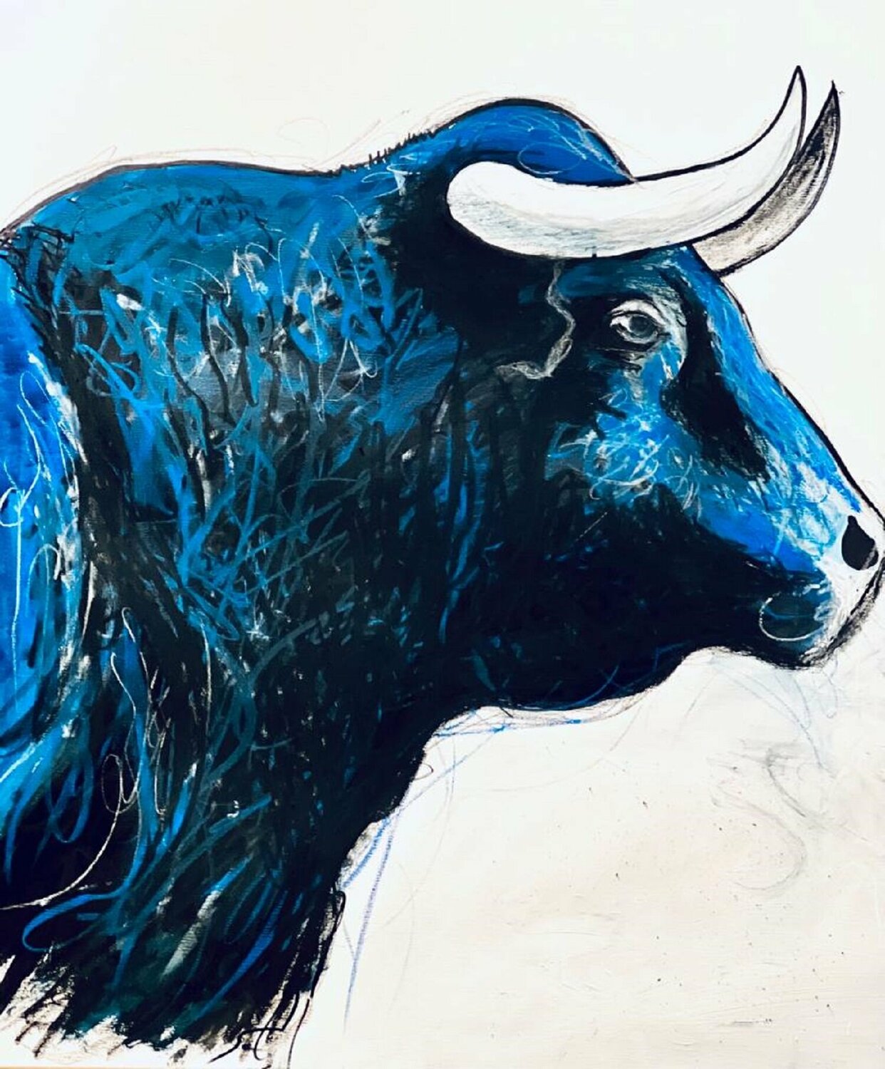 Bull Head Artwork Paintings