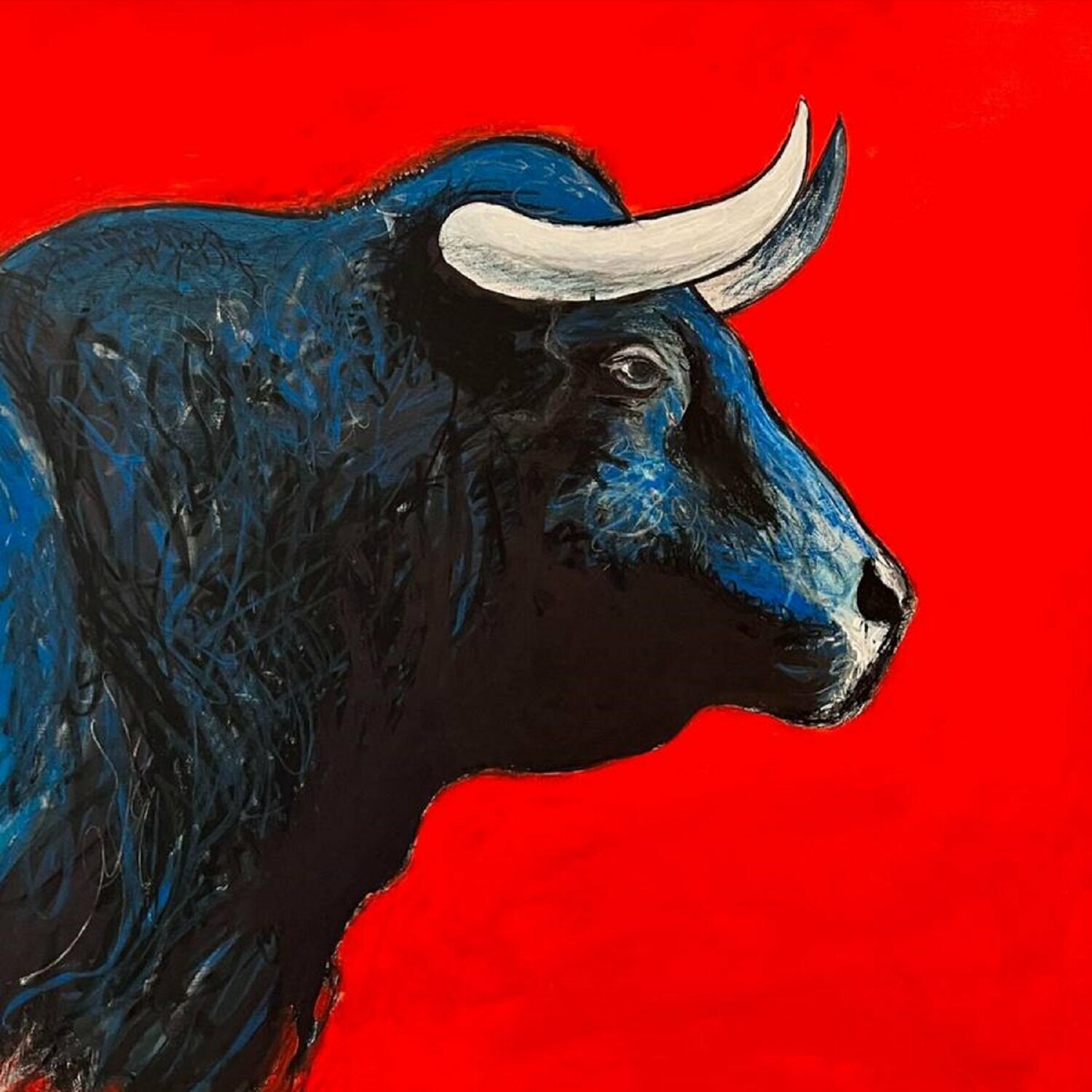 Bull Head Artwork Paintings