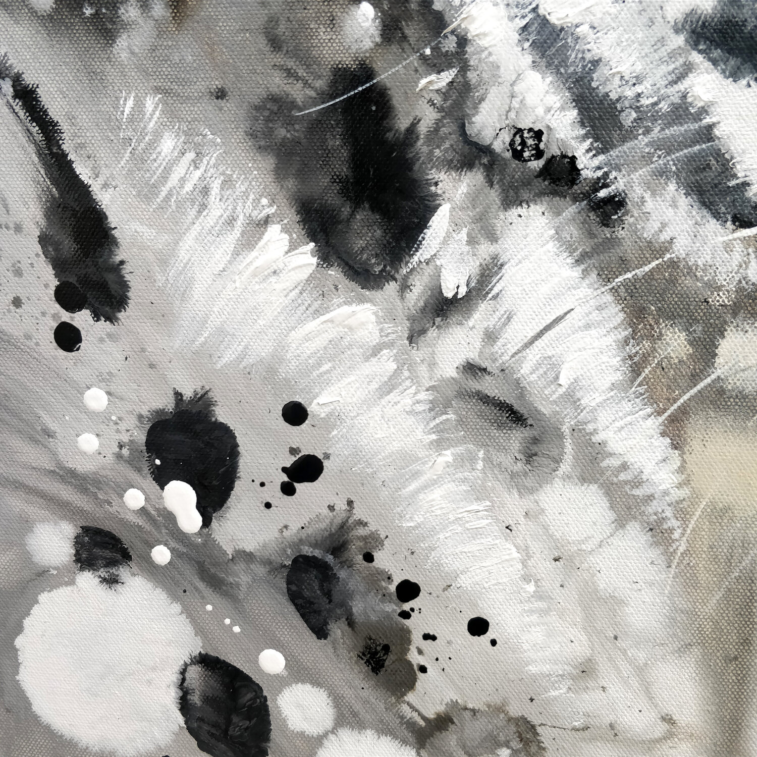 SNOW LEOPARD von Anna Cher (2022): Malerei Acryl auf Leinwand - SINGULART