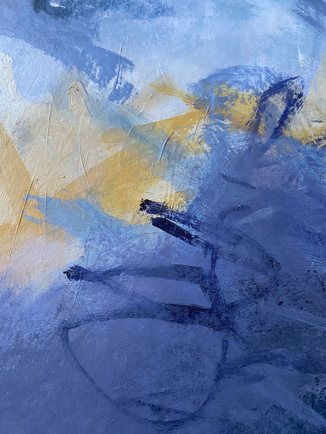 Storm passing by Alethea Eriksson (2022) : Painting Acrylic on Paper ...