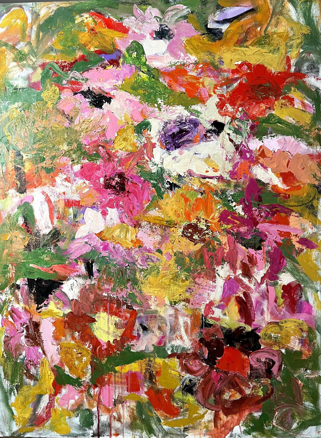 Flora Dora by Sandy Welch (2023) : Painting Acrylic on Canvas - Singulart