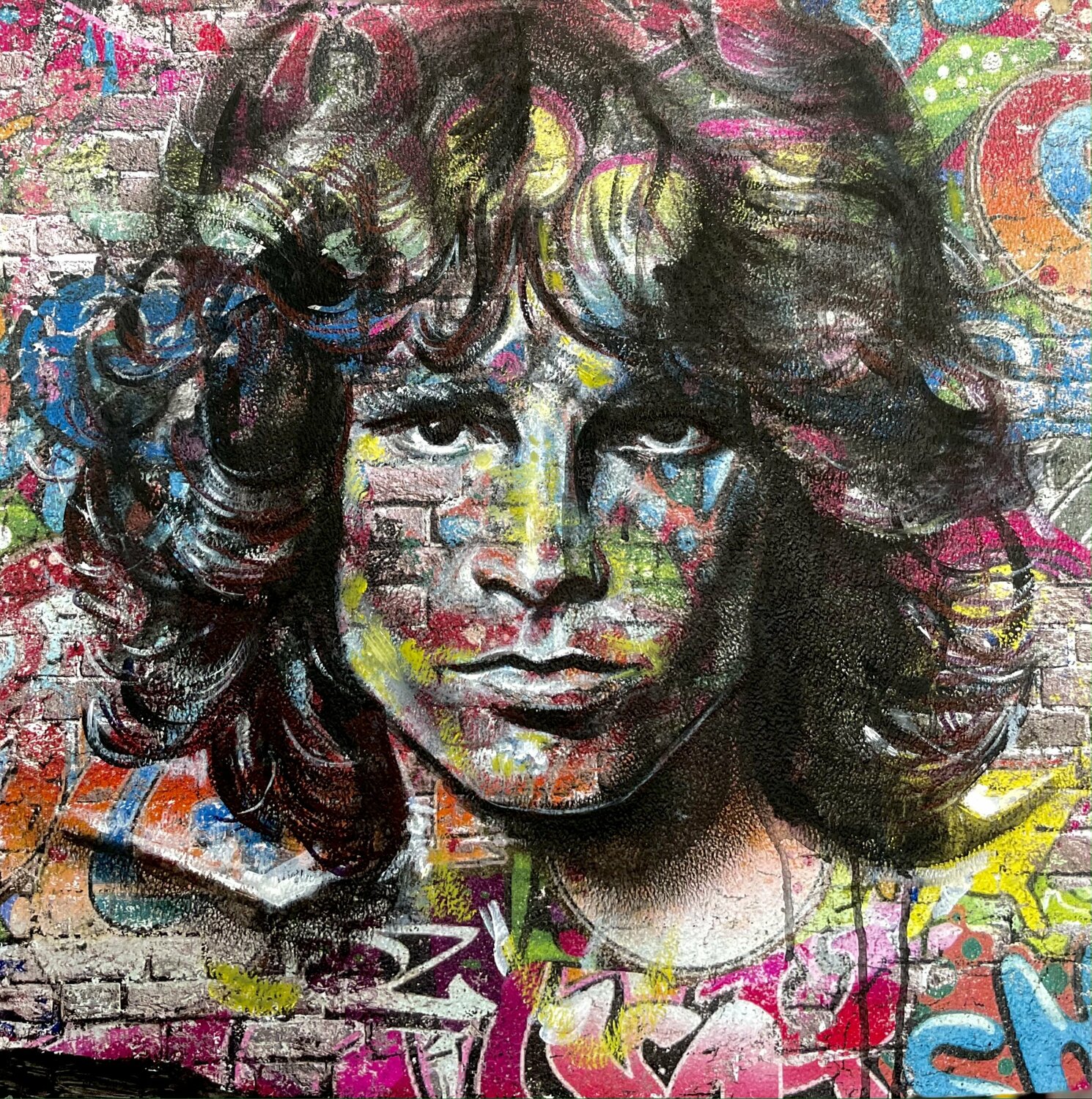 Jim Morrison Street Art