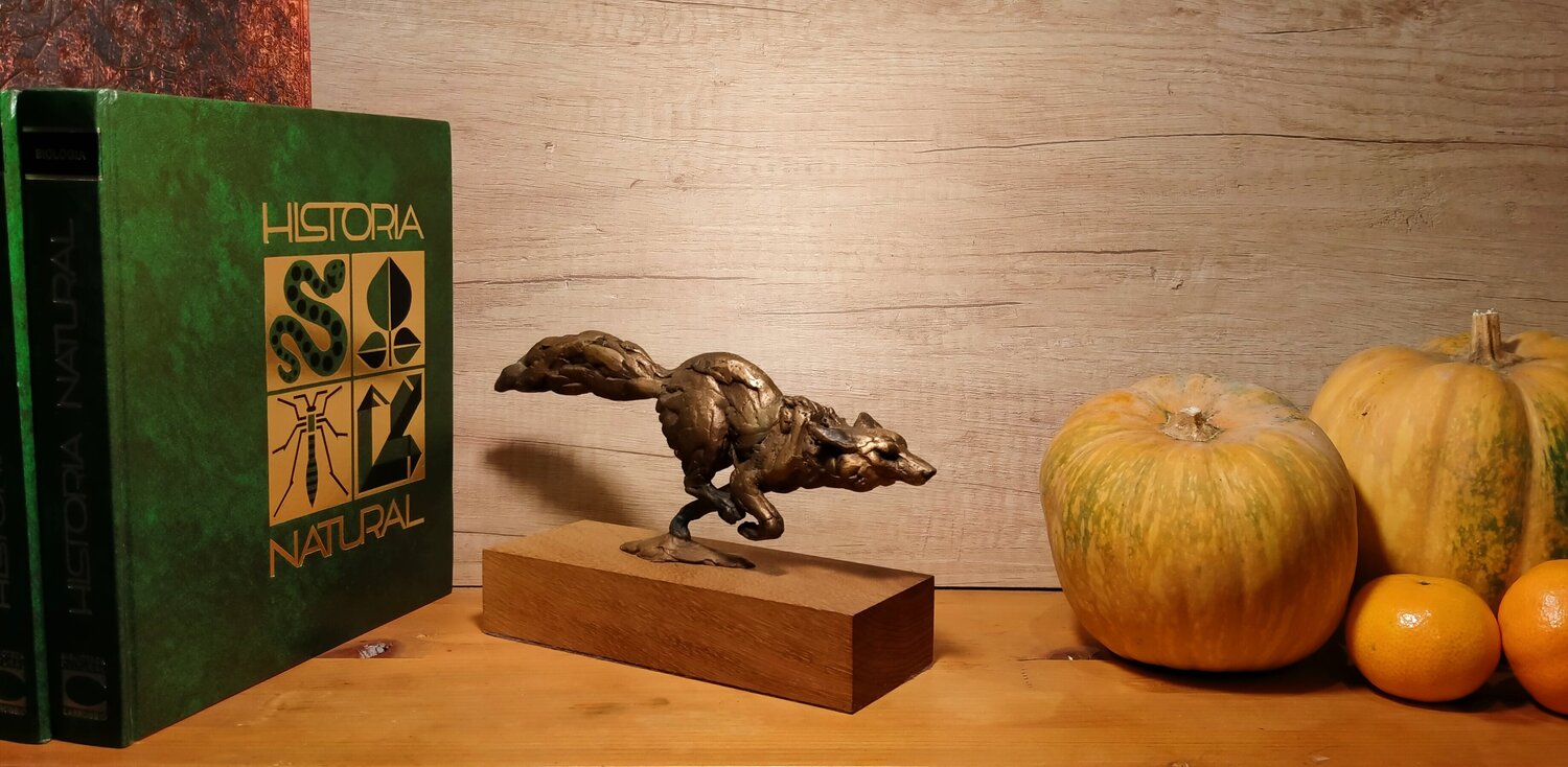 Revontulet, fox fires by José Miguel Pino (2021) : Sculpture Bronze ...
