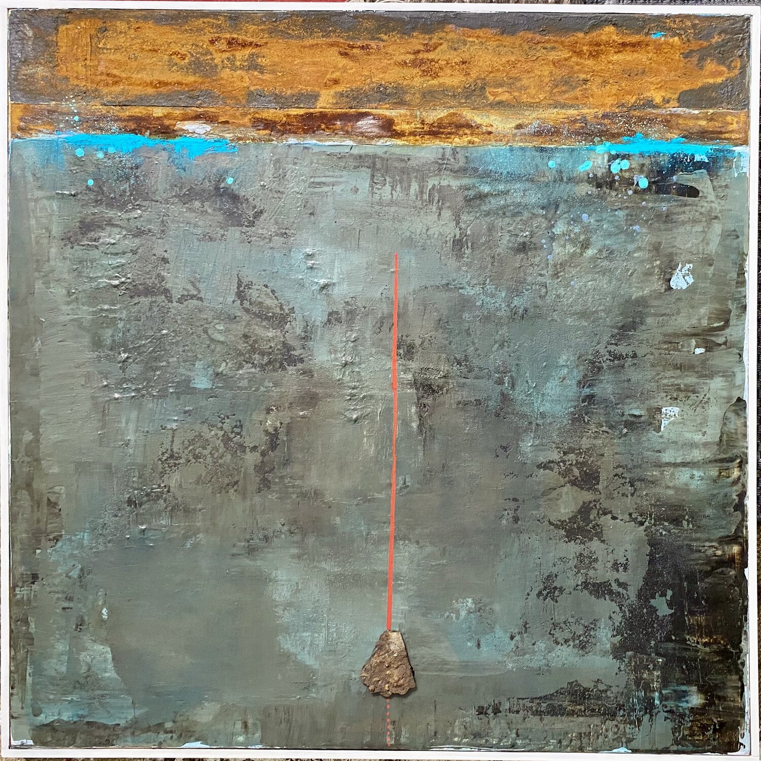 never cut the red line by Bärbel Ricklefs-Bahr (2023) : Painting ...