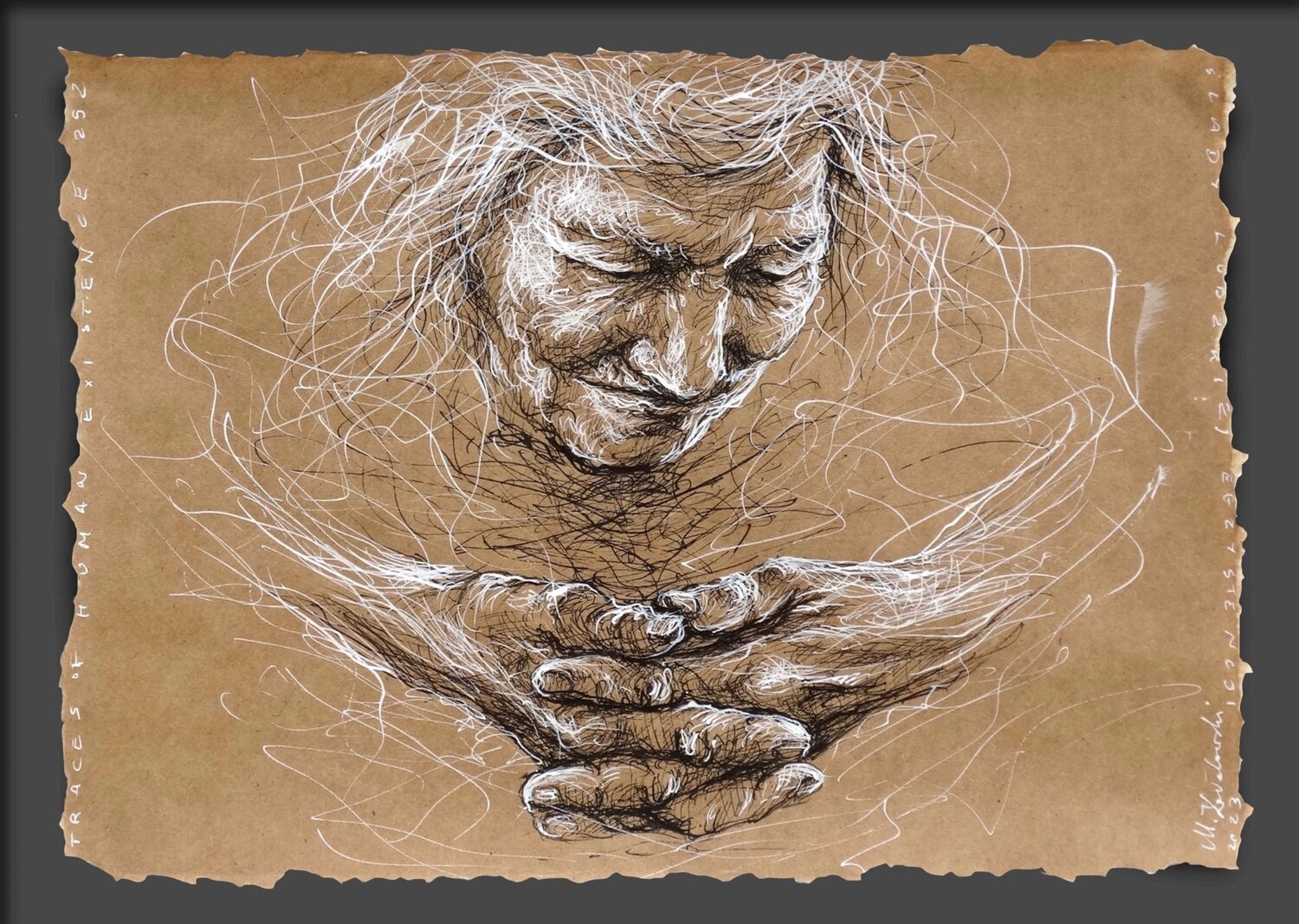 drawing "Traces of Human Existence #252" de Mariusz Kaldowski (N.D ...