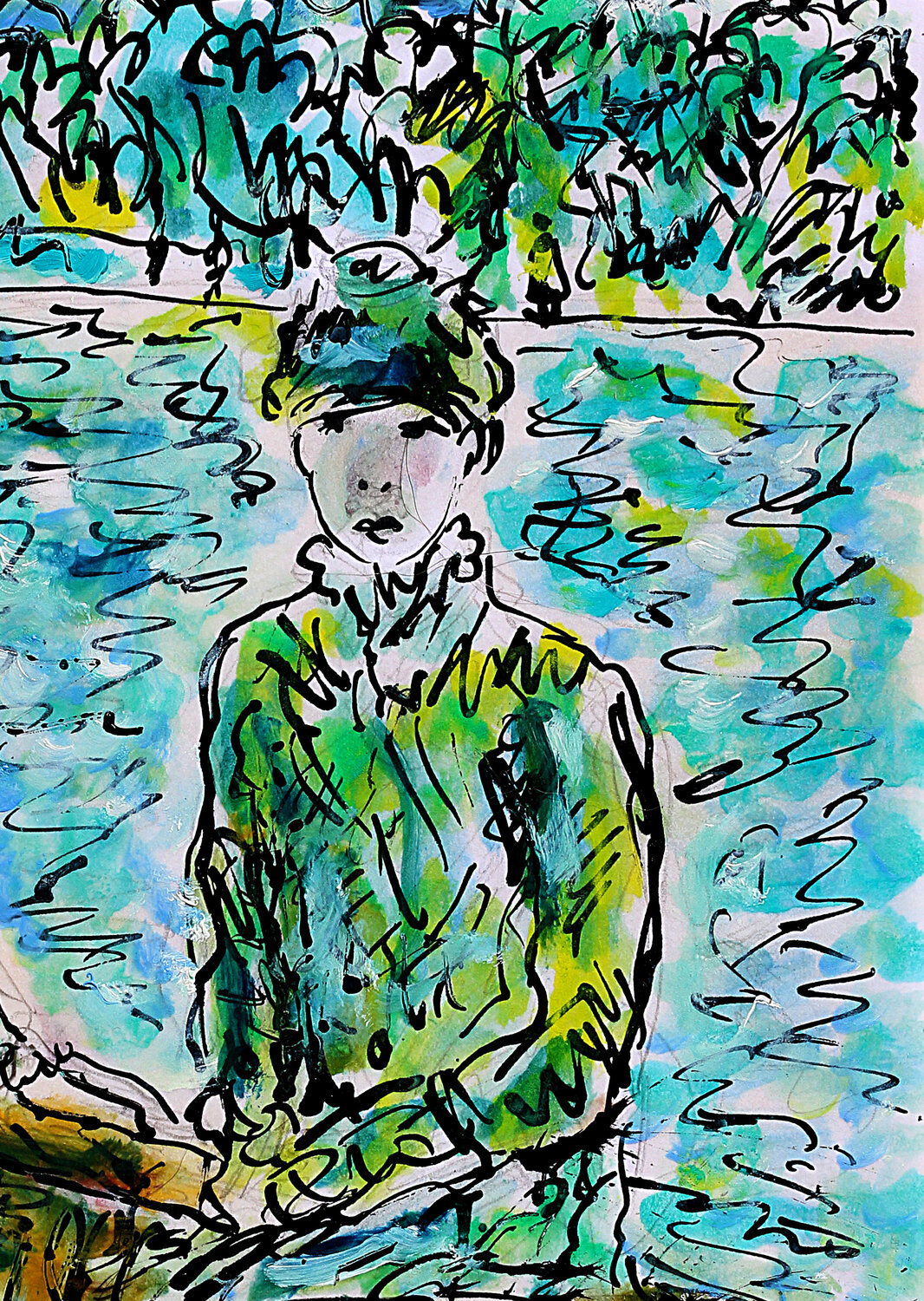 Le lac du Bois de Boulogne d'après Berthe Morisot di Jean Mirre (2025 ...