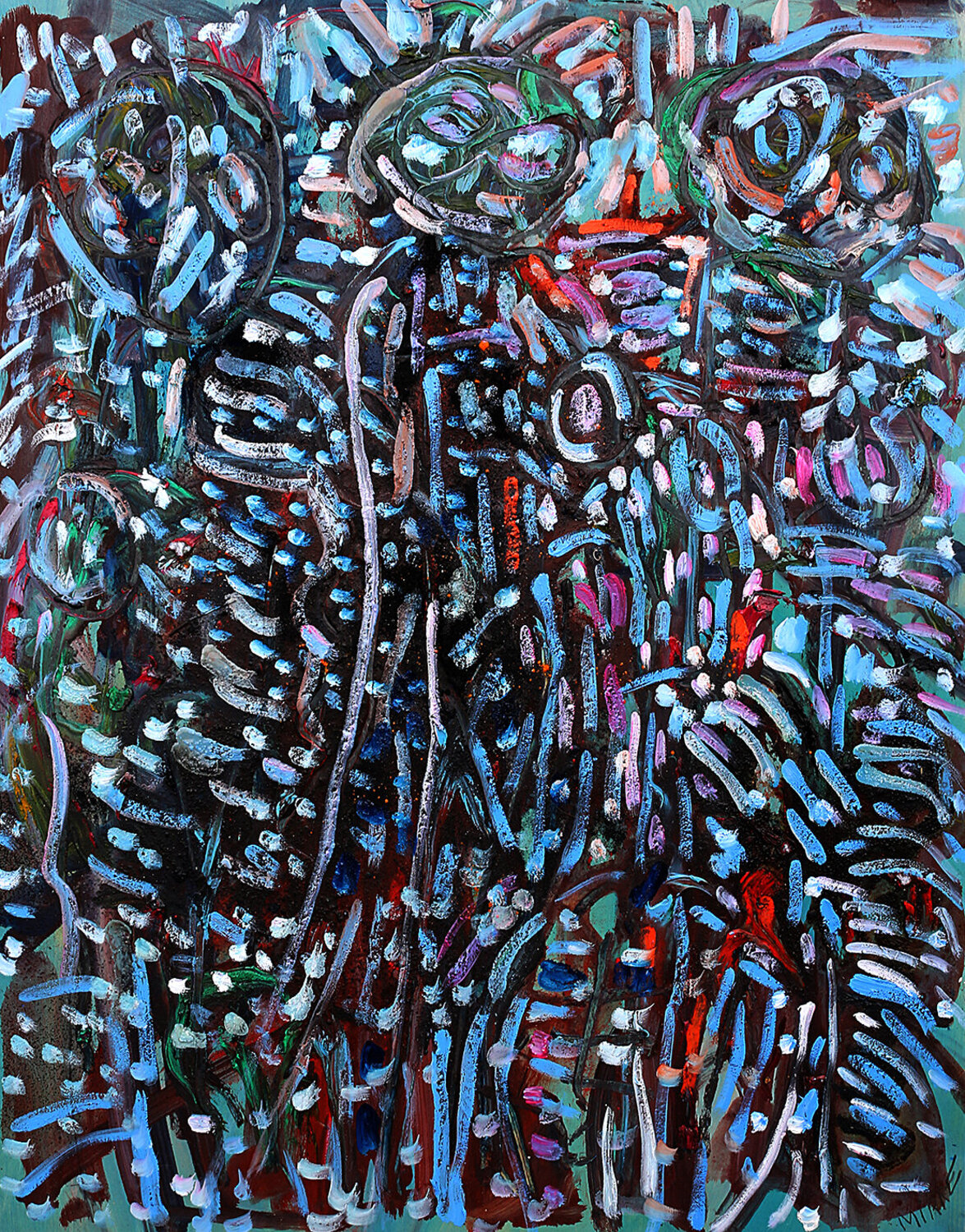 Alive and kicking by Jean Mirre (2026) : Painting Oil on Paper - Singulart