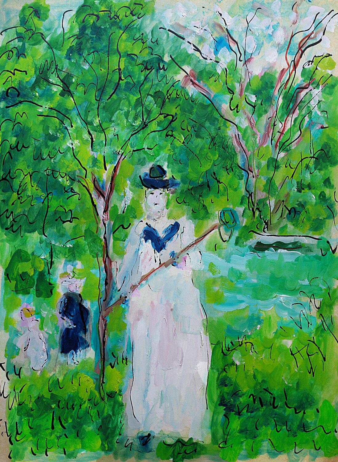 exLa chasse aux papillons d'après Berthe Morisot de Jean Mirre (2025 ...