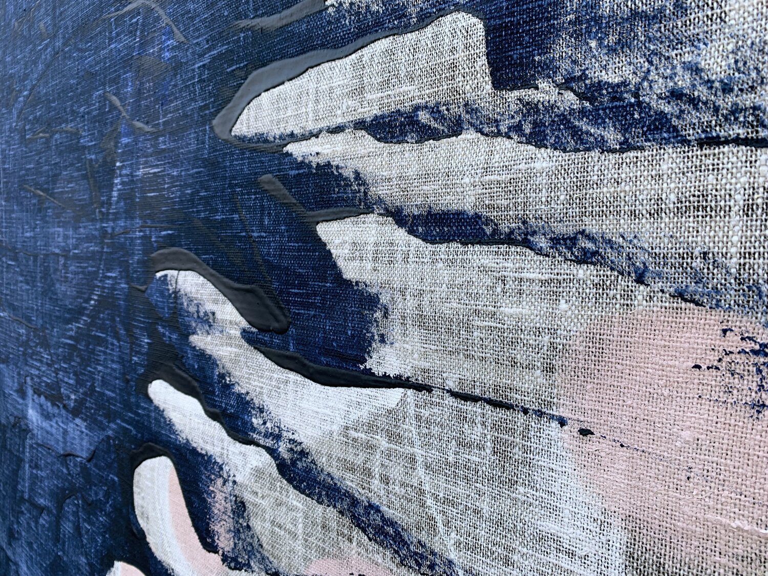 Freezy Breezy Solitude by Netka Croonenborghs (2022) : Painting Acrylic ...