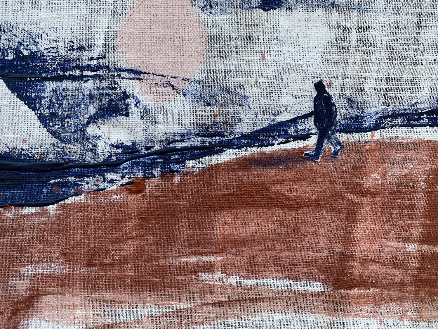 Freezy Breezy Solitude by Netka Croonenborghs (2022) : Painting Acrylic ...