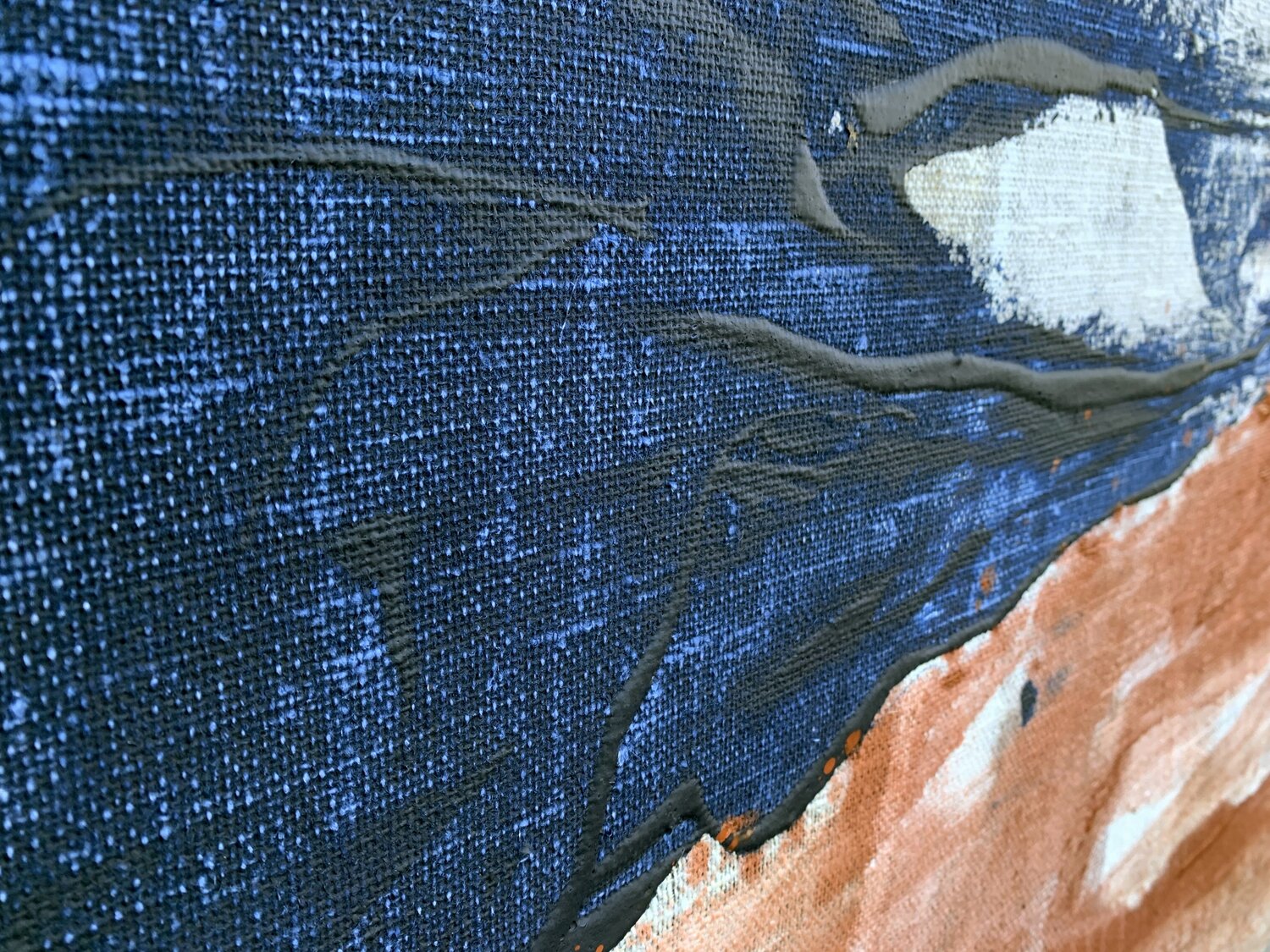 Freezy Breezy Solitude by Netka Croonenborghs (2022) : Painting Acrylic ...