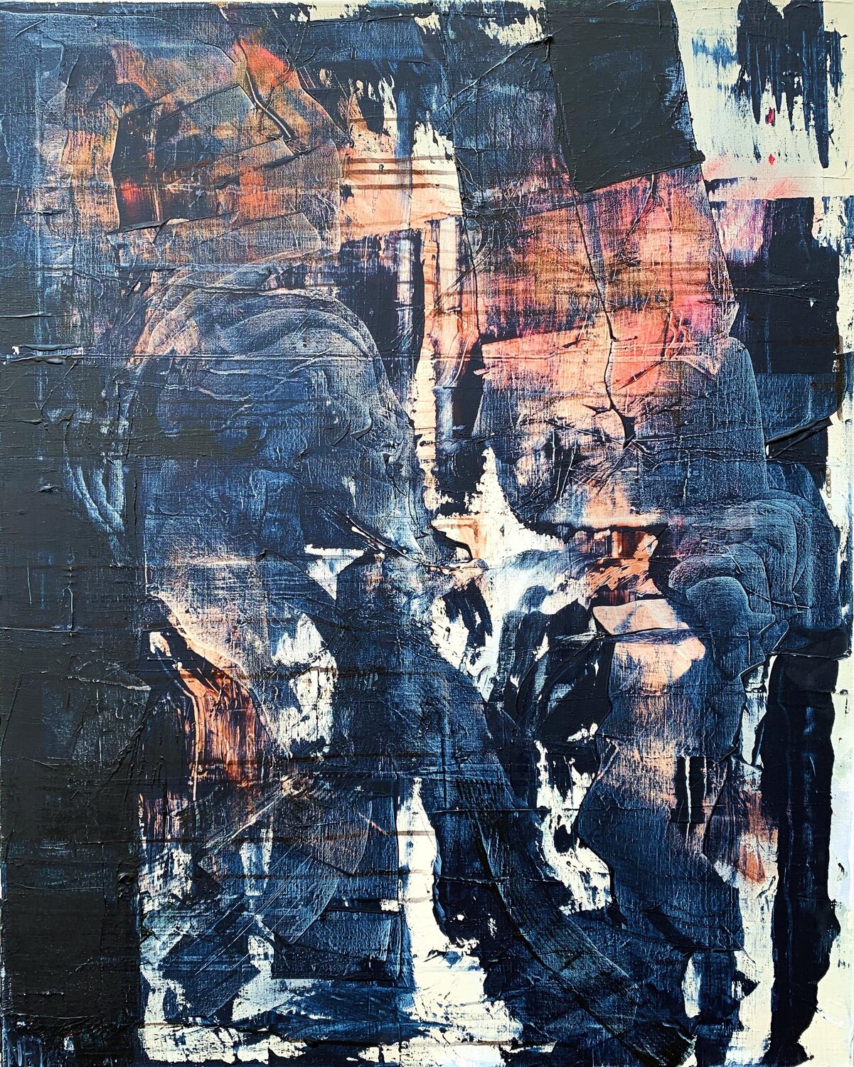 The Embrace by Netka Croonenborghs (2020) : Painting Acrylic on Canvas ...