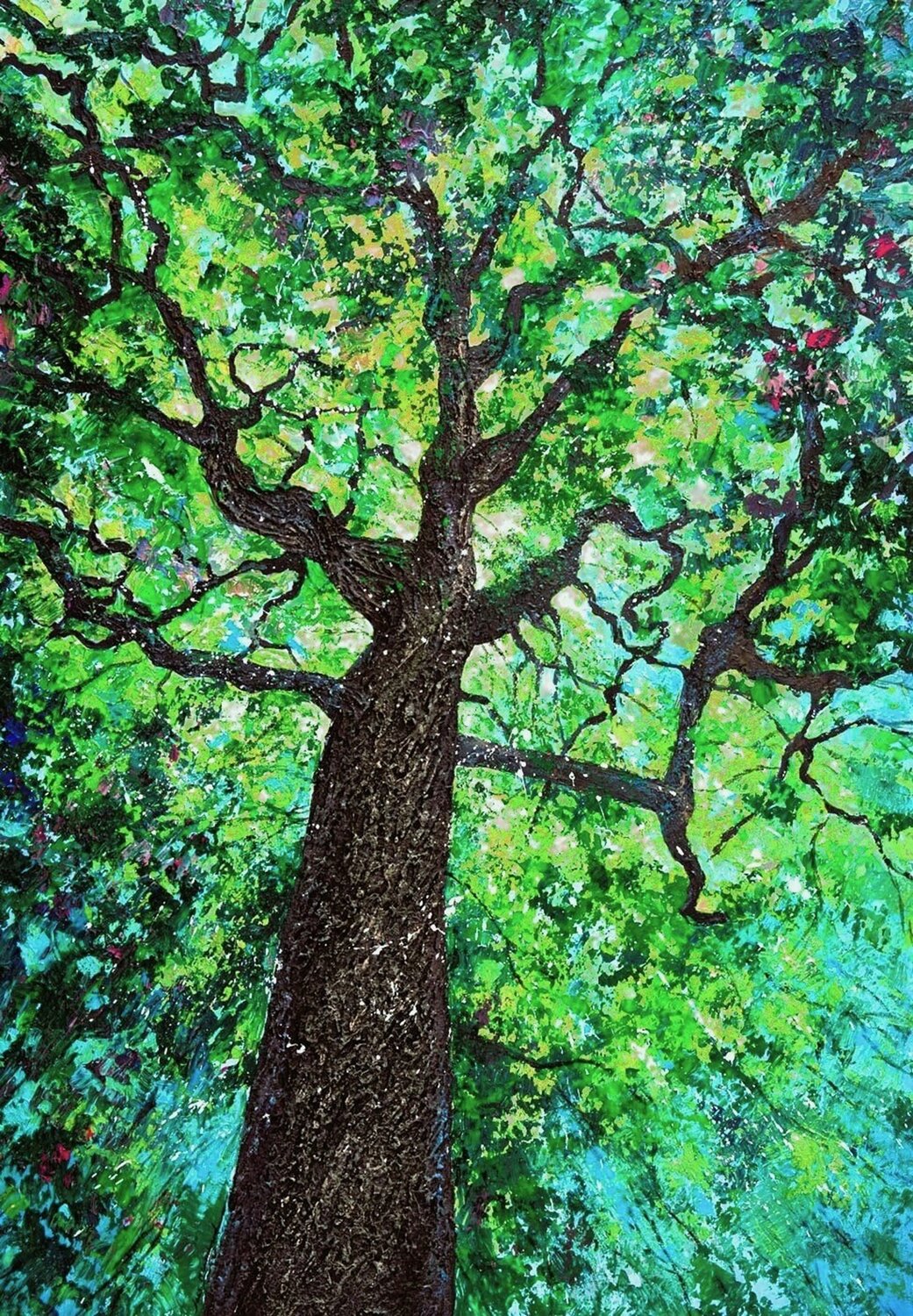 LE PHOENIX by Joss Blanchard (2023) : Painting Acrylic, Oil on Canvas ...