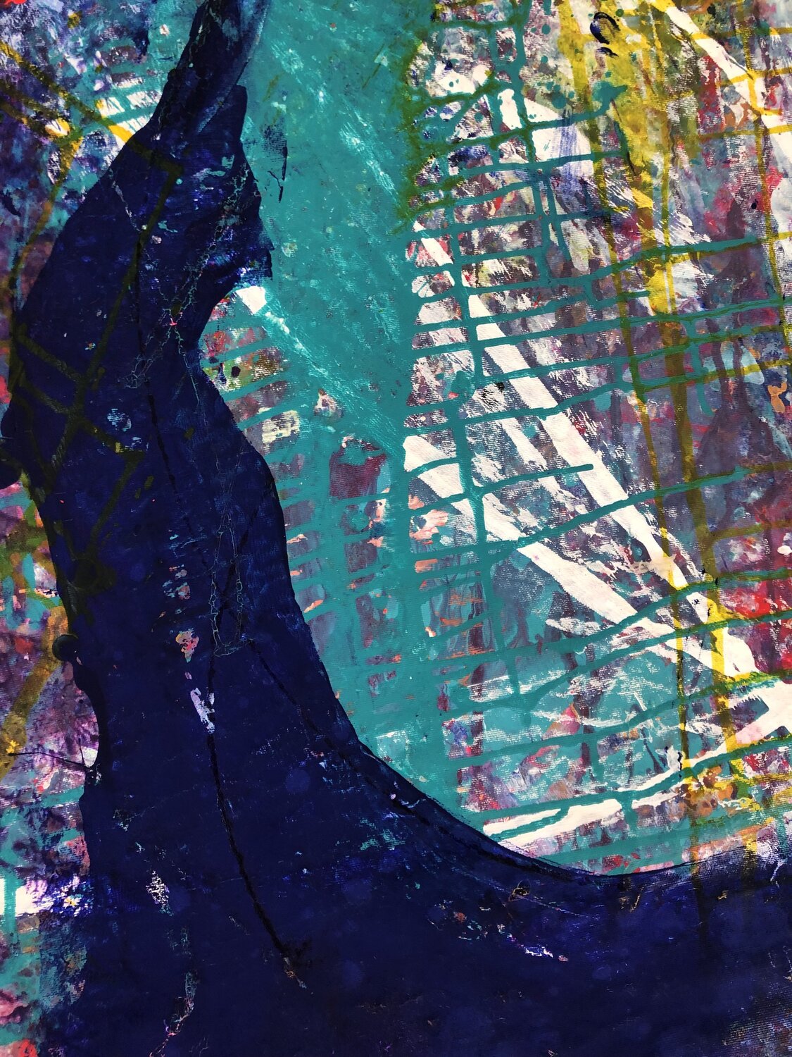 Das schwarze Loch by Barbara Eder (2022) : Painting Acrylic on Linen ...