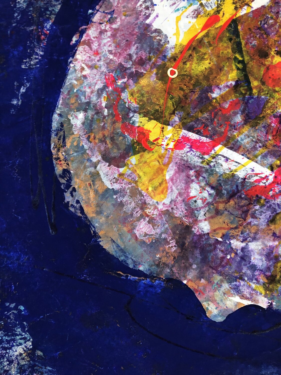 Das schwarze Loch by Barbara Eder (2022) : Painting Acrylic on Linen ...