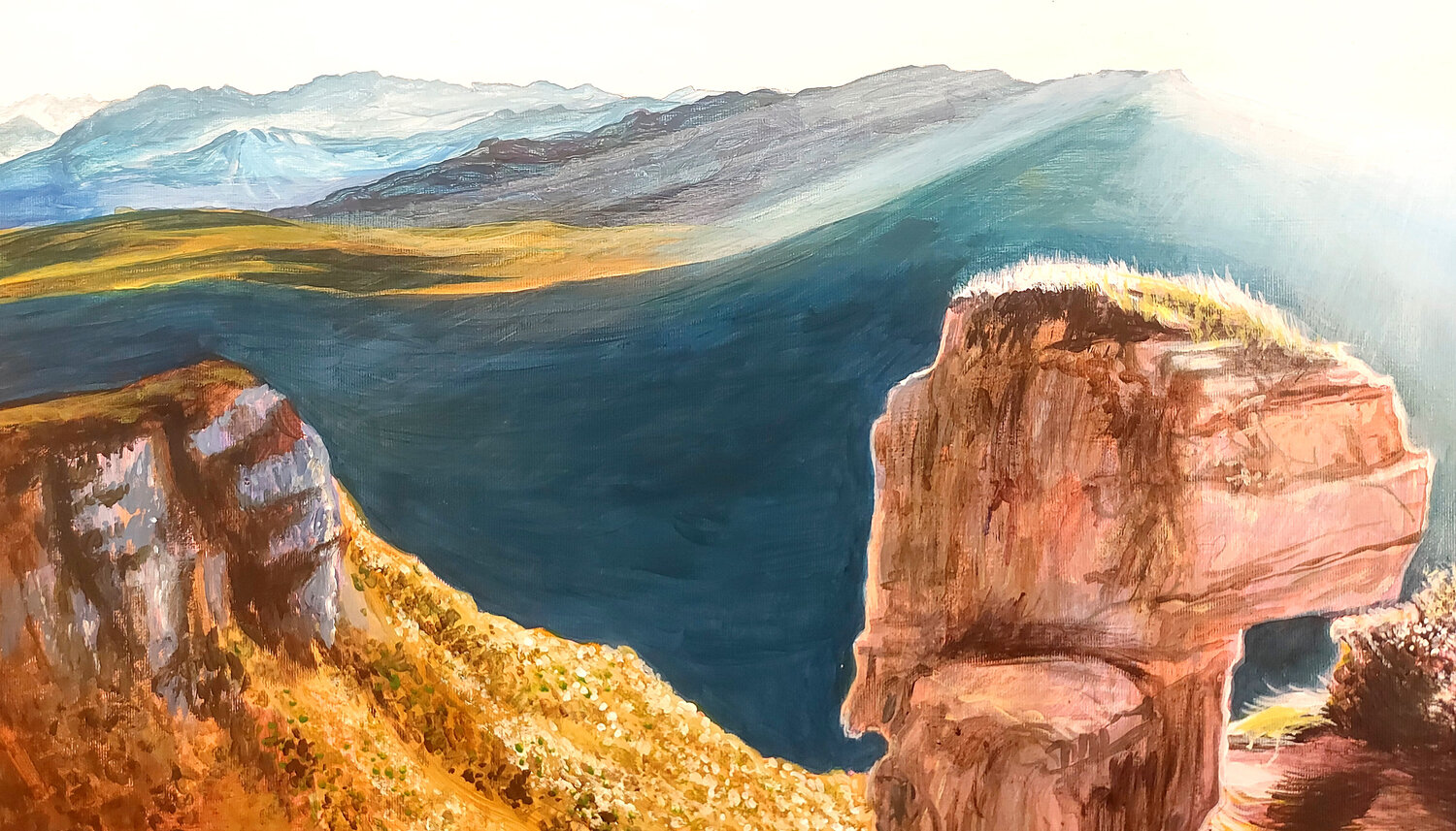 Altar Knotto (Trittico della pace - quadro B) by Marco Ronga (2025) : Painting Acrylic on Canvas ...