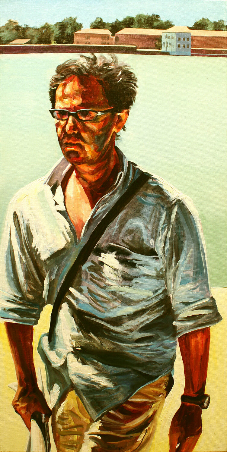 Riflettendo von Marco Ronga (2011): Malerei Acryl auf Leinwand - Singulart