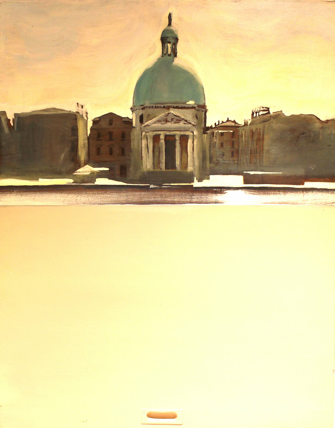 Venezia. S.Simeon Piccolo by Marco Ronga (1994) : Painting Acrylic on ...