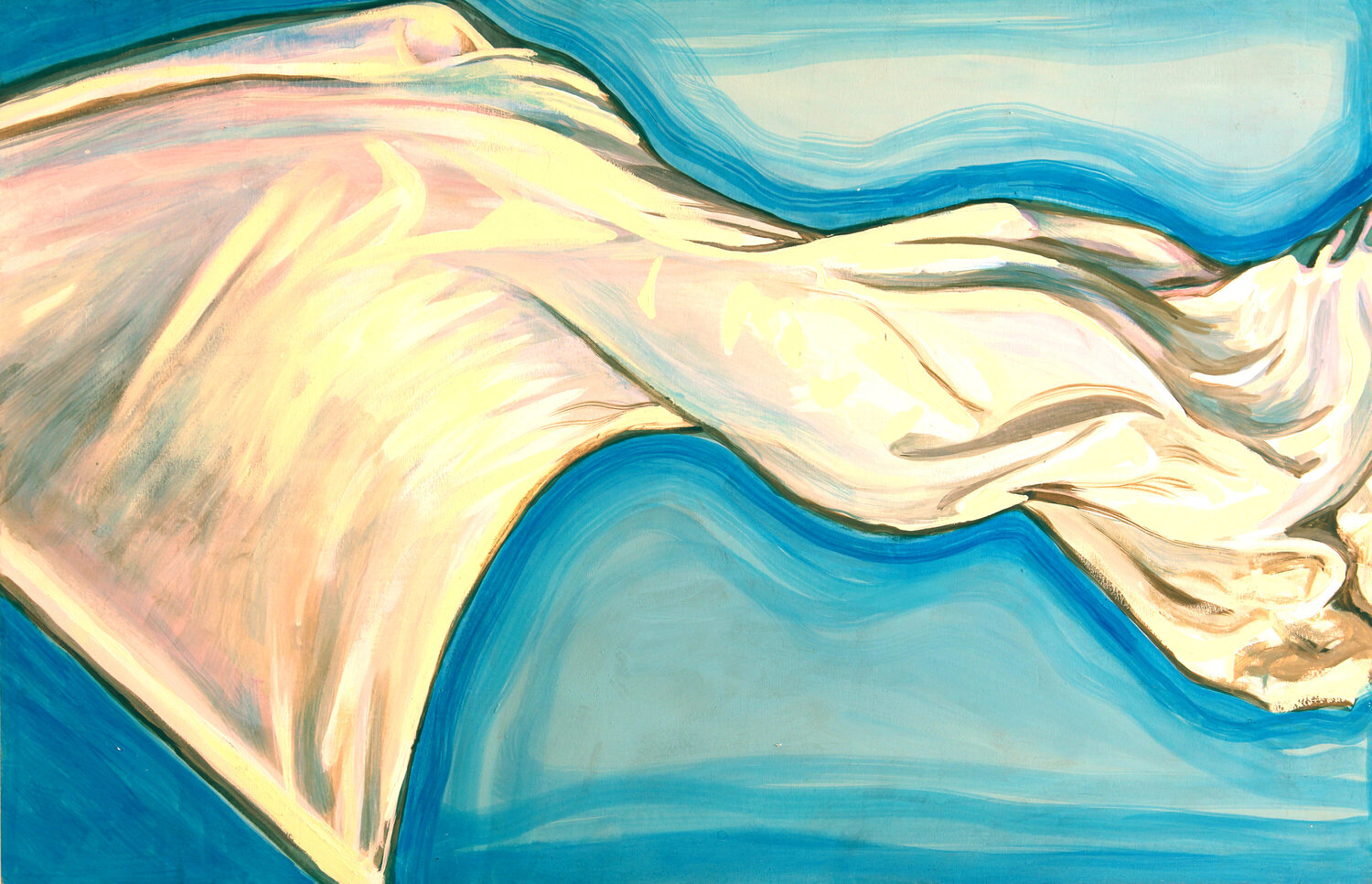 Bandiera bianca by Marco Ronga (2023) : Painting Acrylic on Wood ...