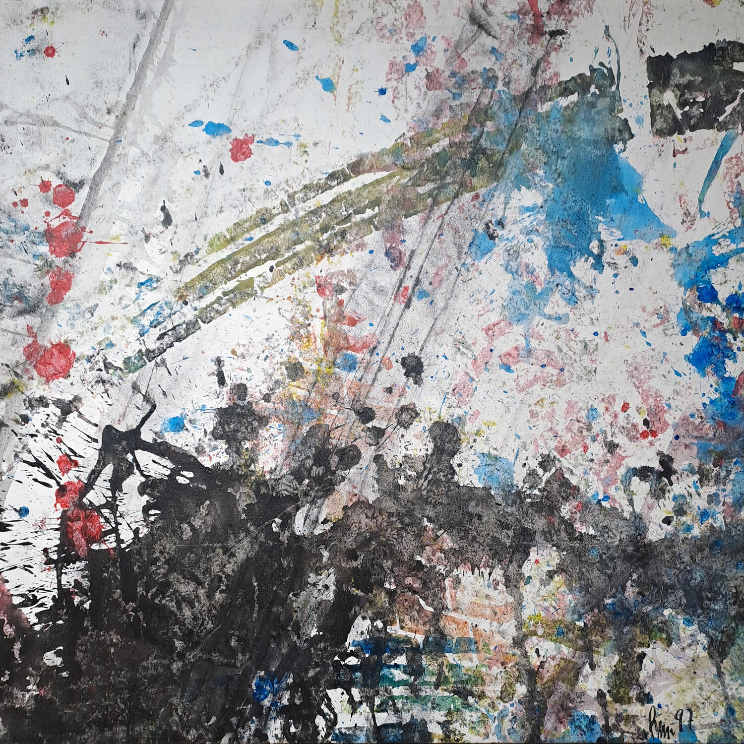 Trak-1997-90-2 di Peppi Spiss (1997): Pittura a Acrilico su Tela ...