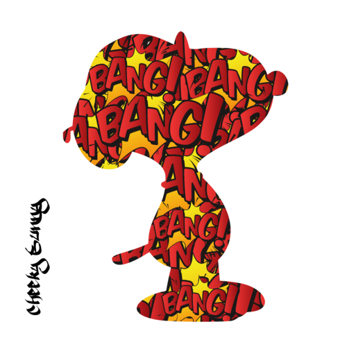 Snoopy pop art by Cheeky Bunny (2021) : Painting Ink on Canvas - Singulart