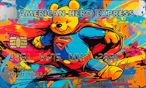 One US dollar bill with Mickey Mouse graffiti de Cheeky Bunny (2024 ...