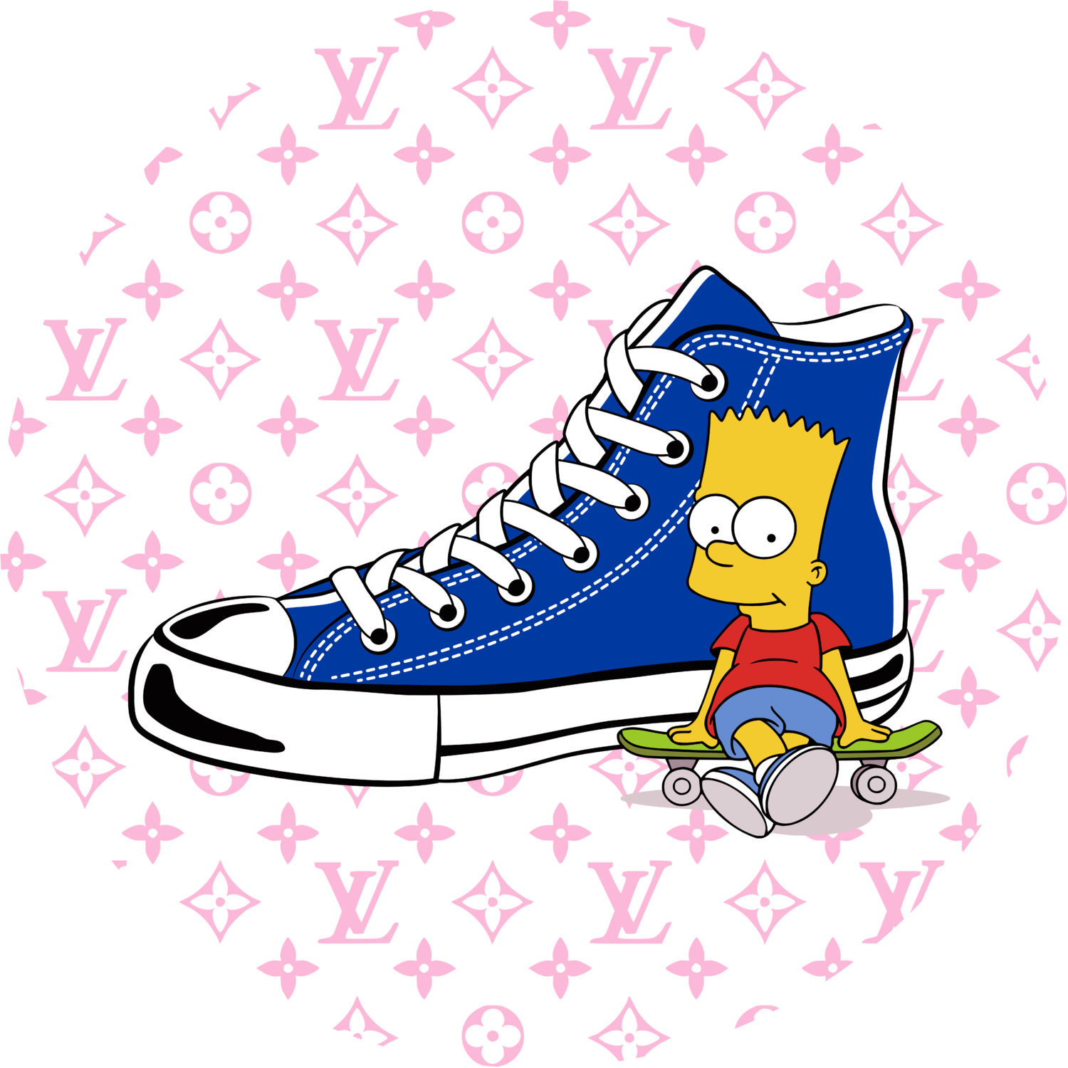 BART SIMPSON / LV edition by Cheeky Bunny (2021) : Painting Ink on ...