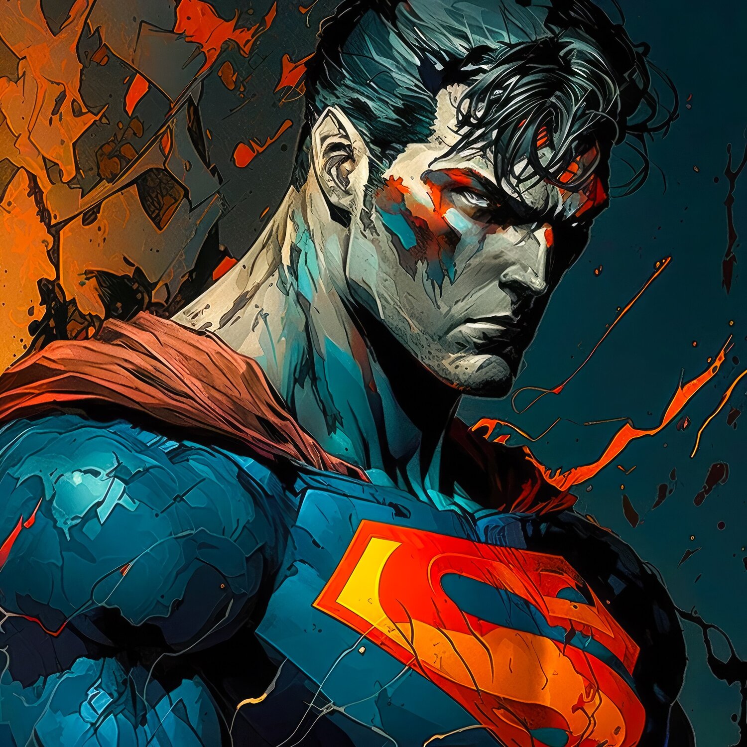 Superman Red Eyes Wallpaper