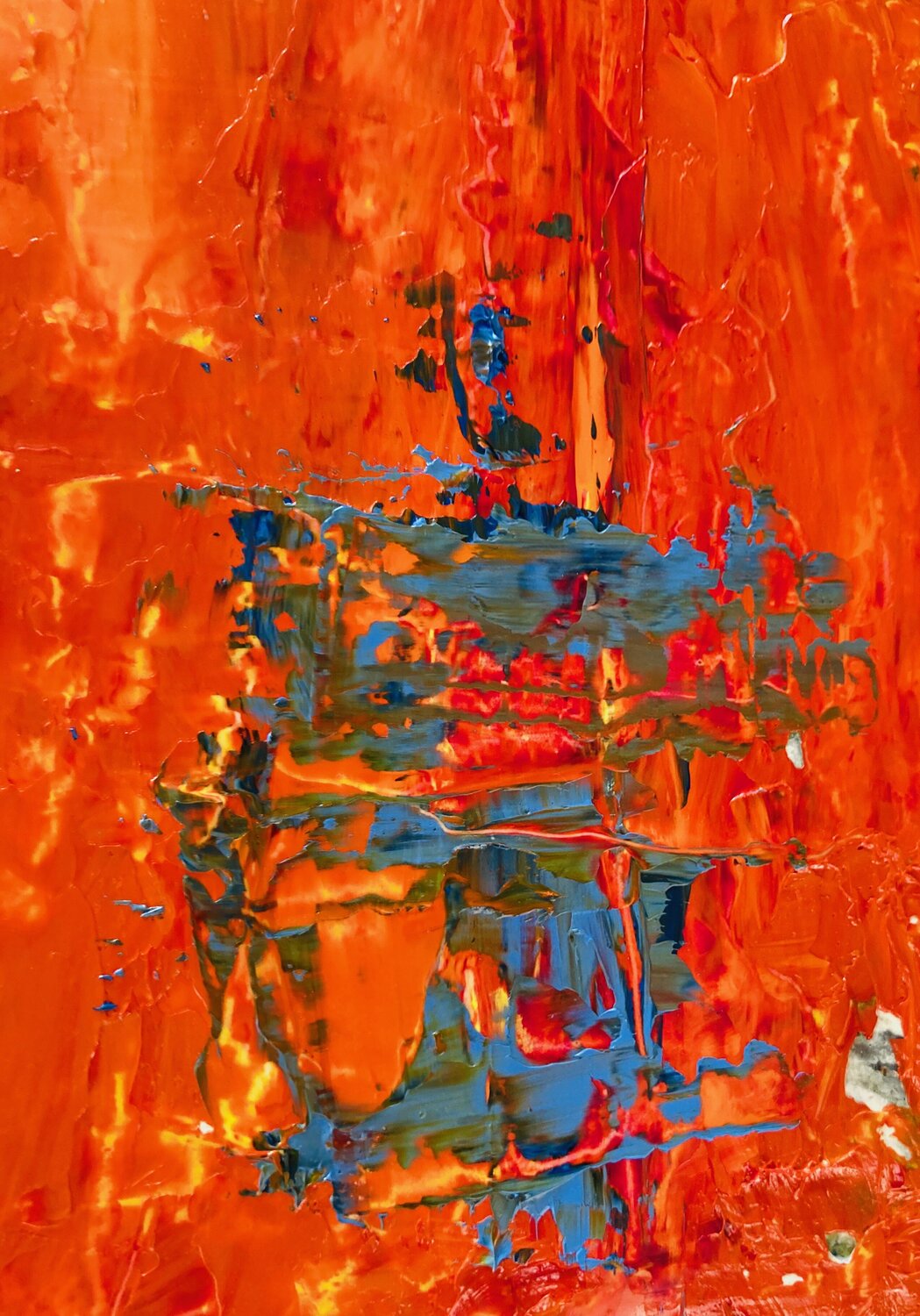 Cracks by Mona Pfürtner (2023) : Painting Oil on Linen - SINGULART