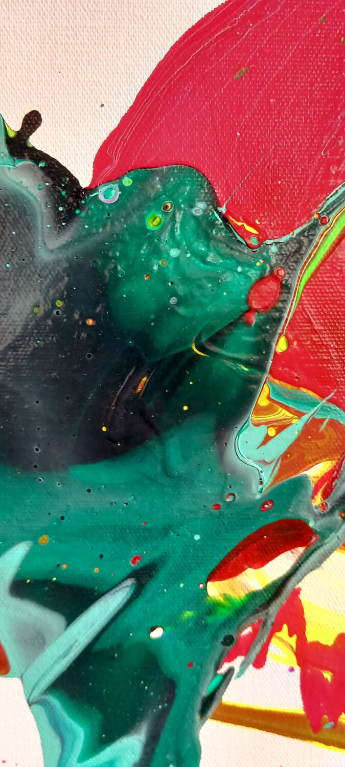 I love to see flowers blossom by Nikolaos Schizas (2022) : Painting ...