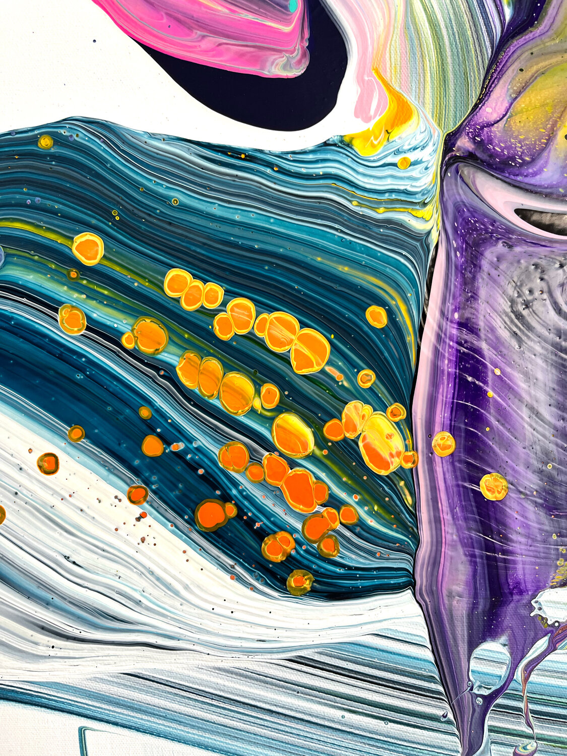 monograma by Nikolaos Schizas (2023) : Painting Acrylic on Canvas ...