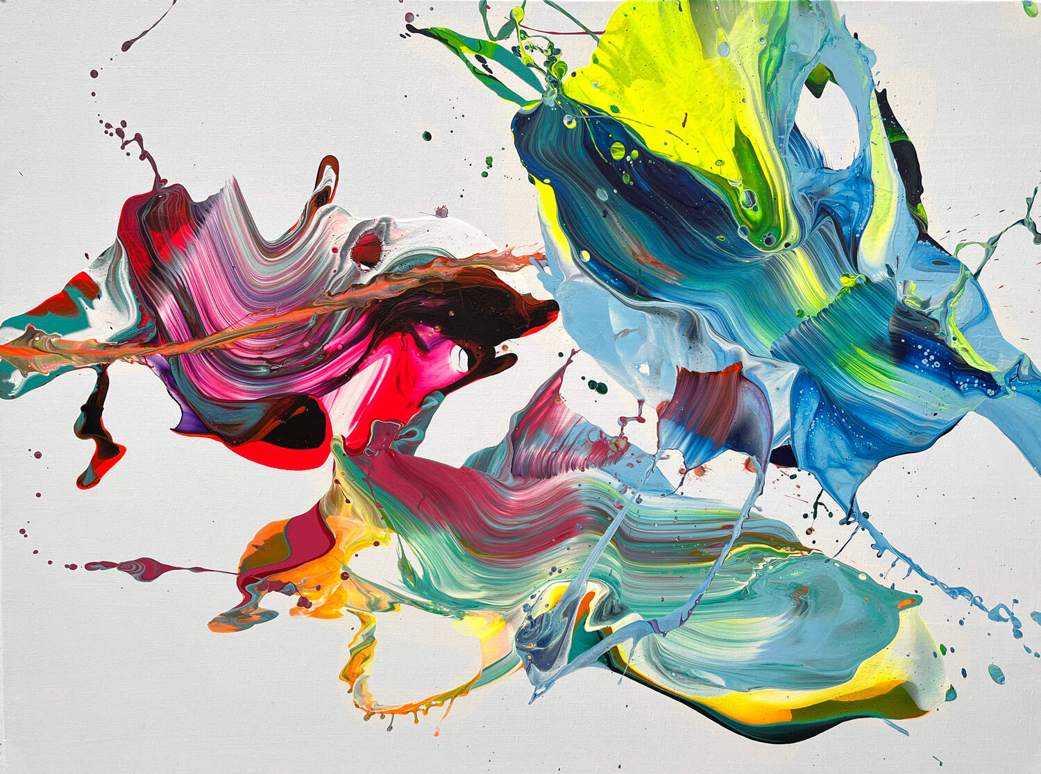 Hora de cambio by Nikolaos Schizas (2022) : Painting Acrylic on Canvas ...