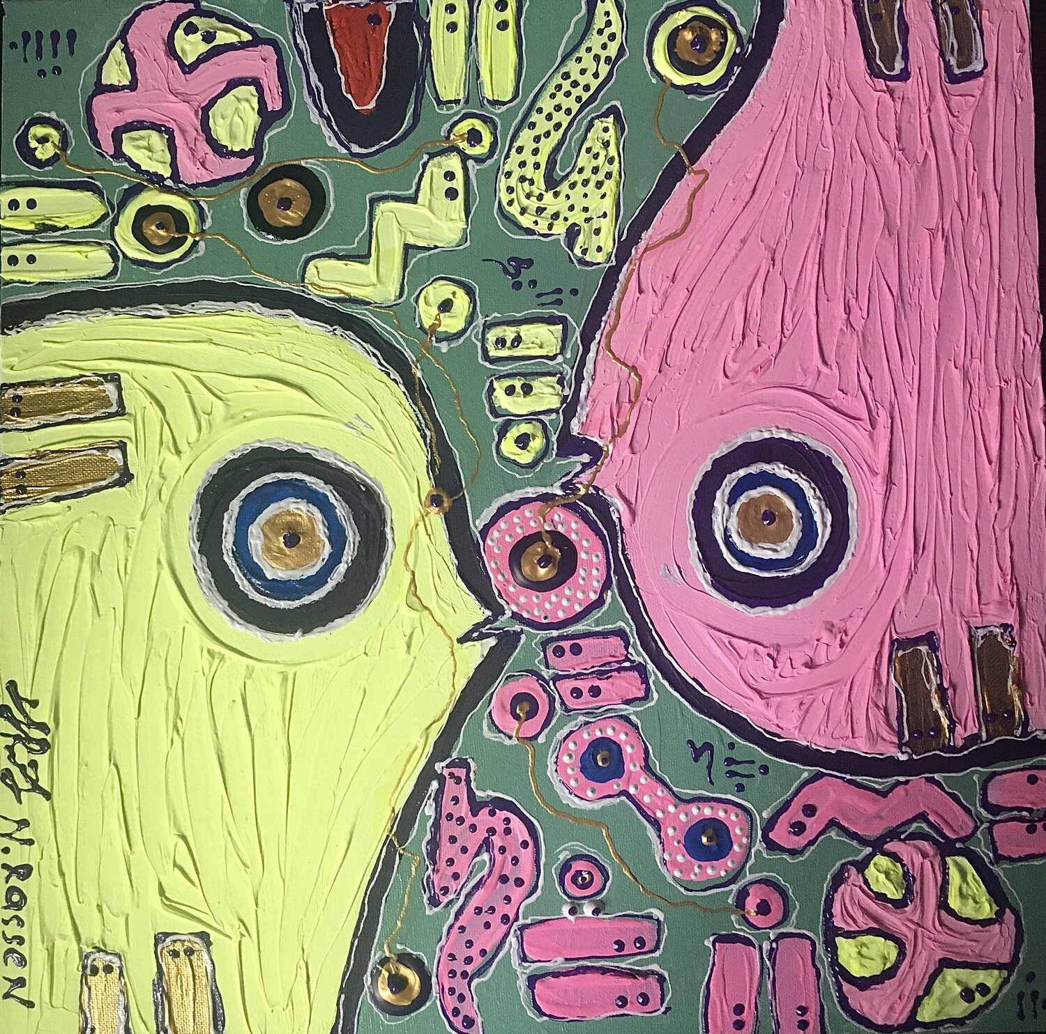 Ekster Tera Amo by Nina Rassen (2020) : Painting Acrylic on Canvas ...