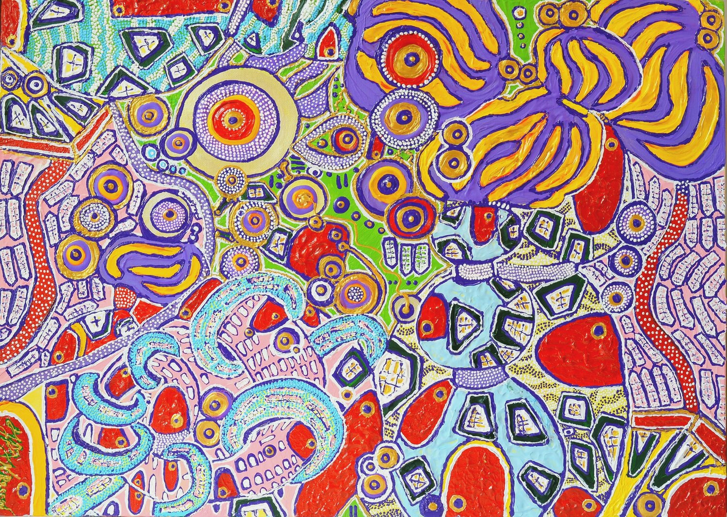 TRANSITION.SUMMER IN VENICE by Nina Rassen (2020) : Painting Acrylic on ...