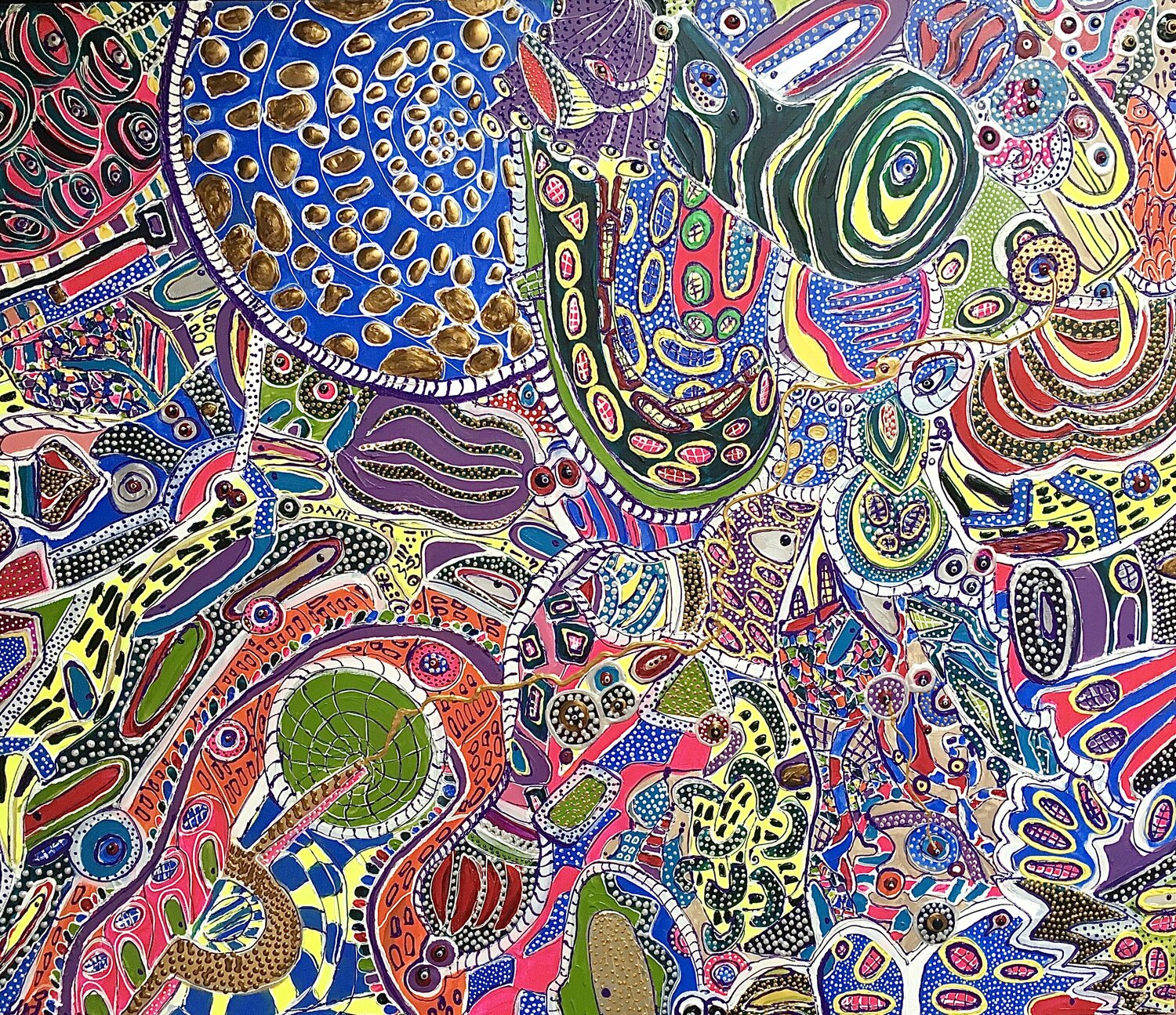 Creation of the World:Day 1 by Nina Rassen (2021) : Painting Acrylic on ...