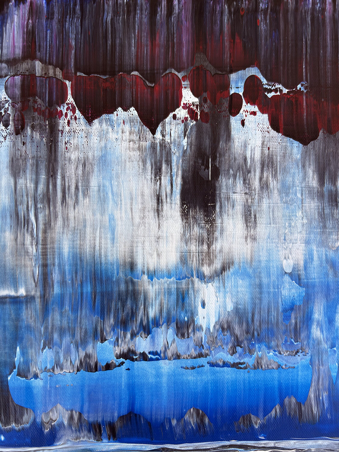 Cold As Ice von Preston M. Smith (Pms) (2026): Malerei Acryl auf ...