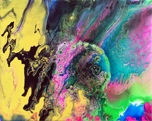 Cover Me In Marble by Preston M. Smith (Pms) (2021) : Painting Acrylic ...