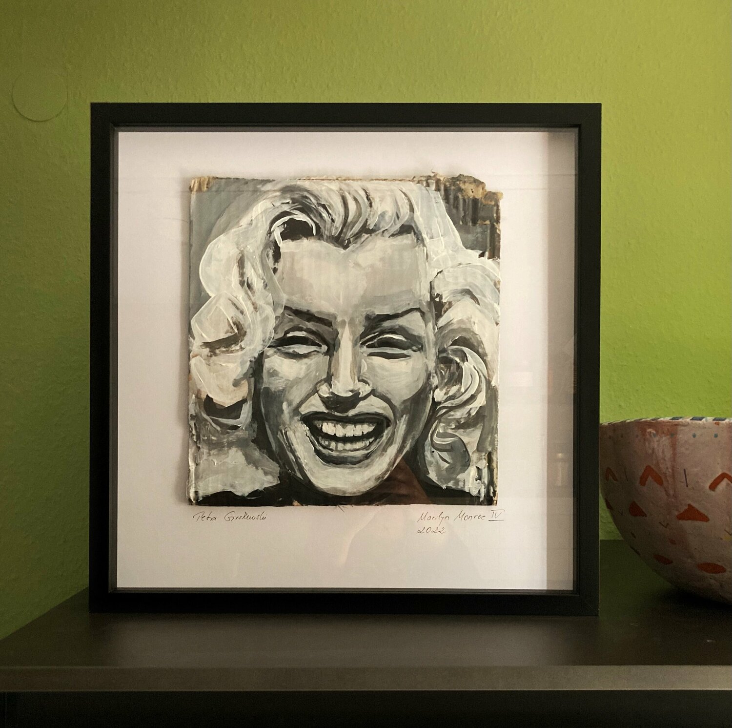 Marilyn Monroe IV von Petra Girschewski (2022): Malerei Acryl auf ...