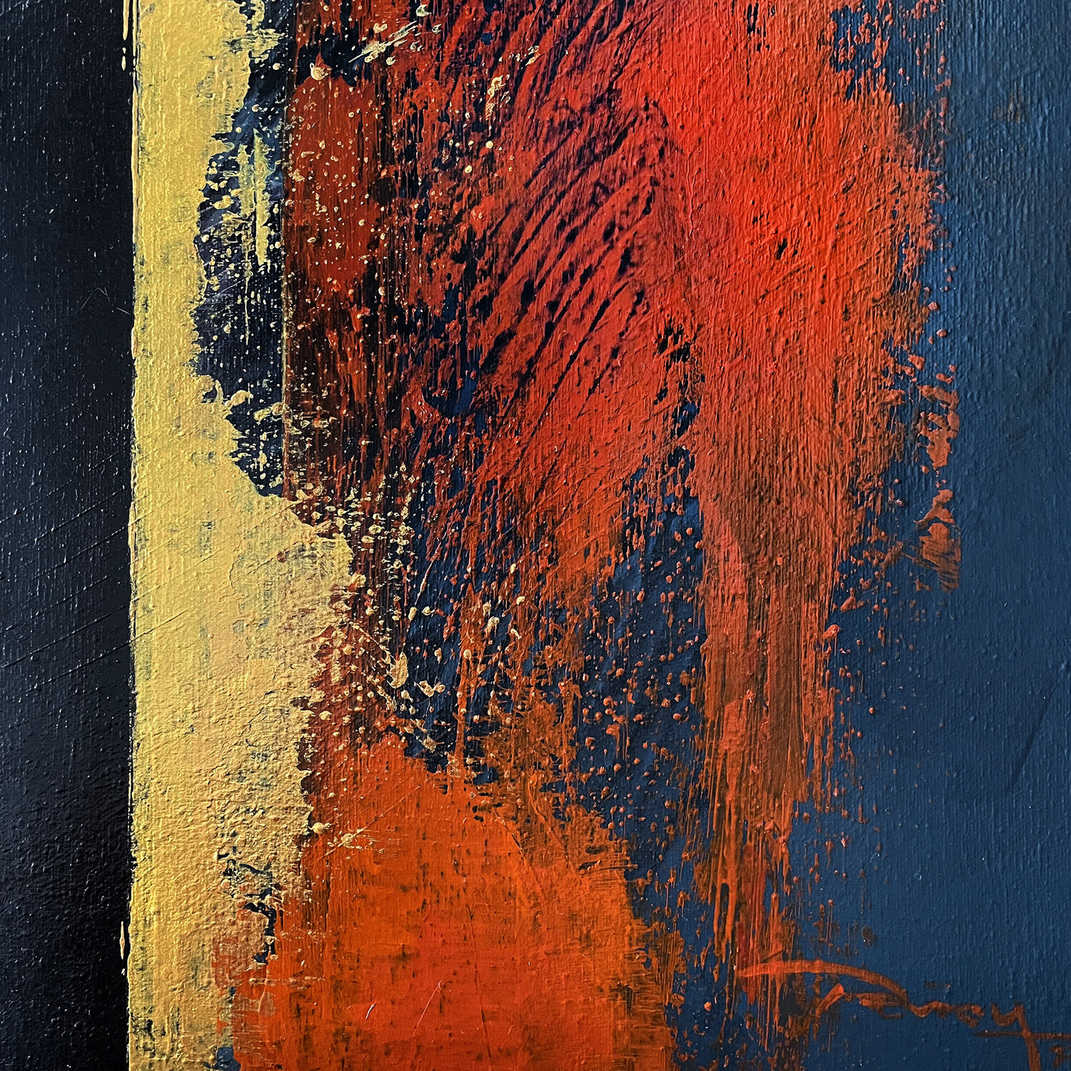 The Unfolding by Peisy Ting (2023) : Painting Acrylic, Charcoal on ...