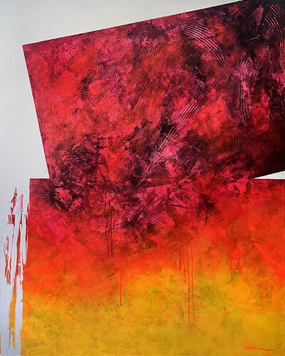 Oxymoron by Peisy Ting (2021) : Painting Acrylic on Canvas - Singulart