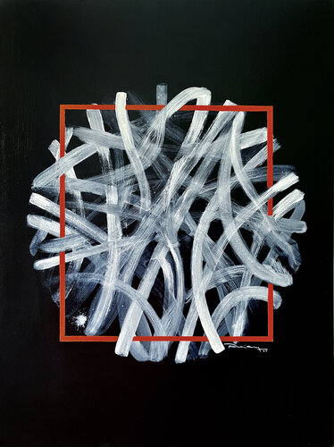 The Unfolding by Peisy Ting (2023) : Painting Acrylic, Charcoal on ...