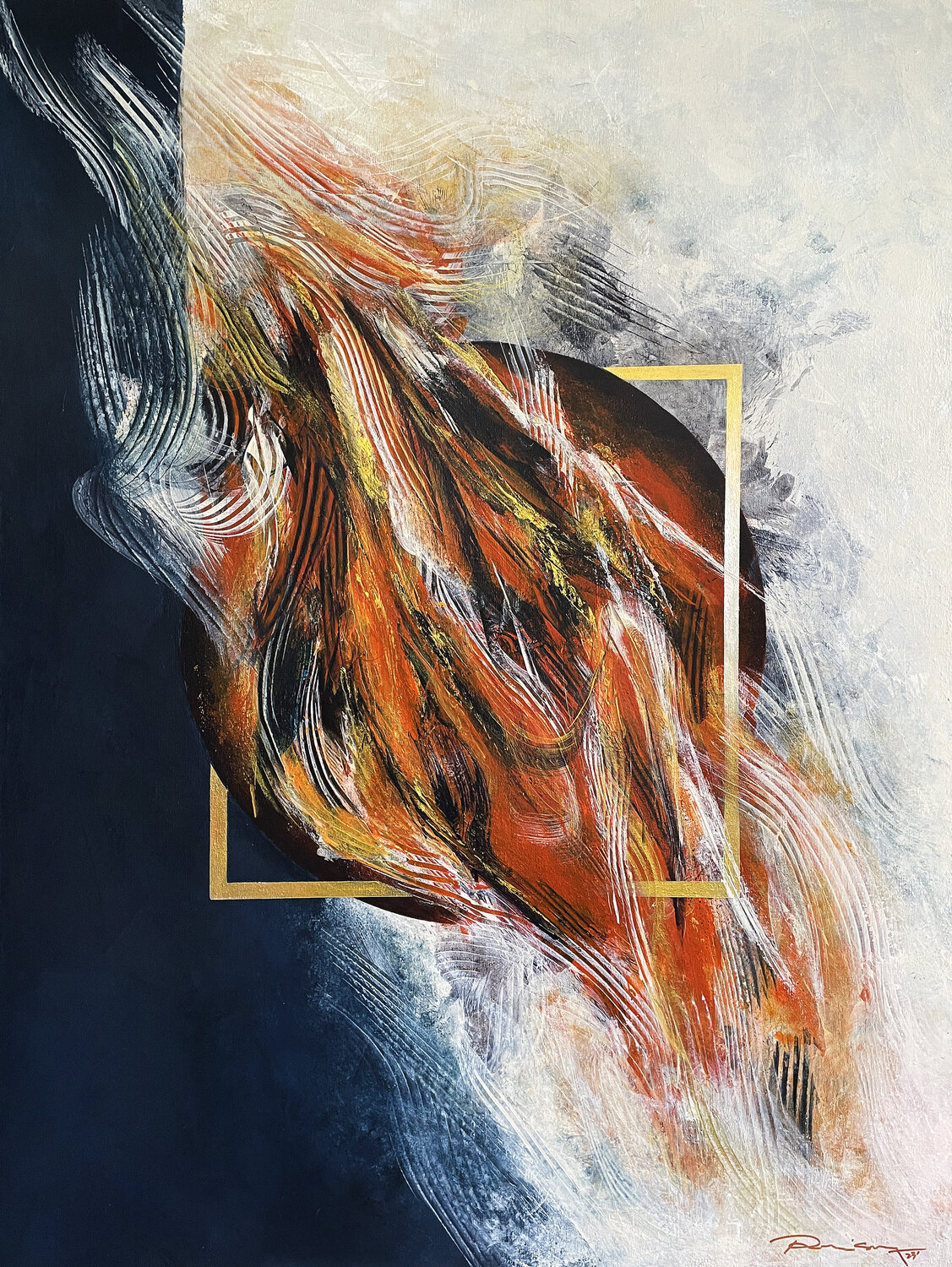 Triumph of Creation by Peisy Ting (2023) : Painting Acrylic on Canvas ...