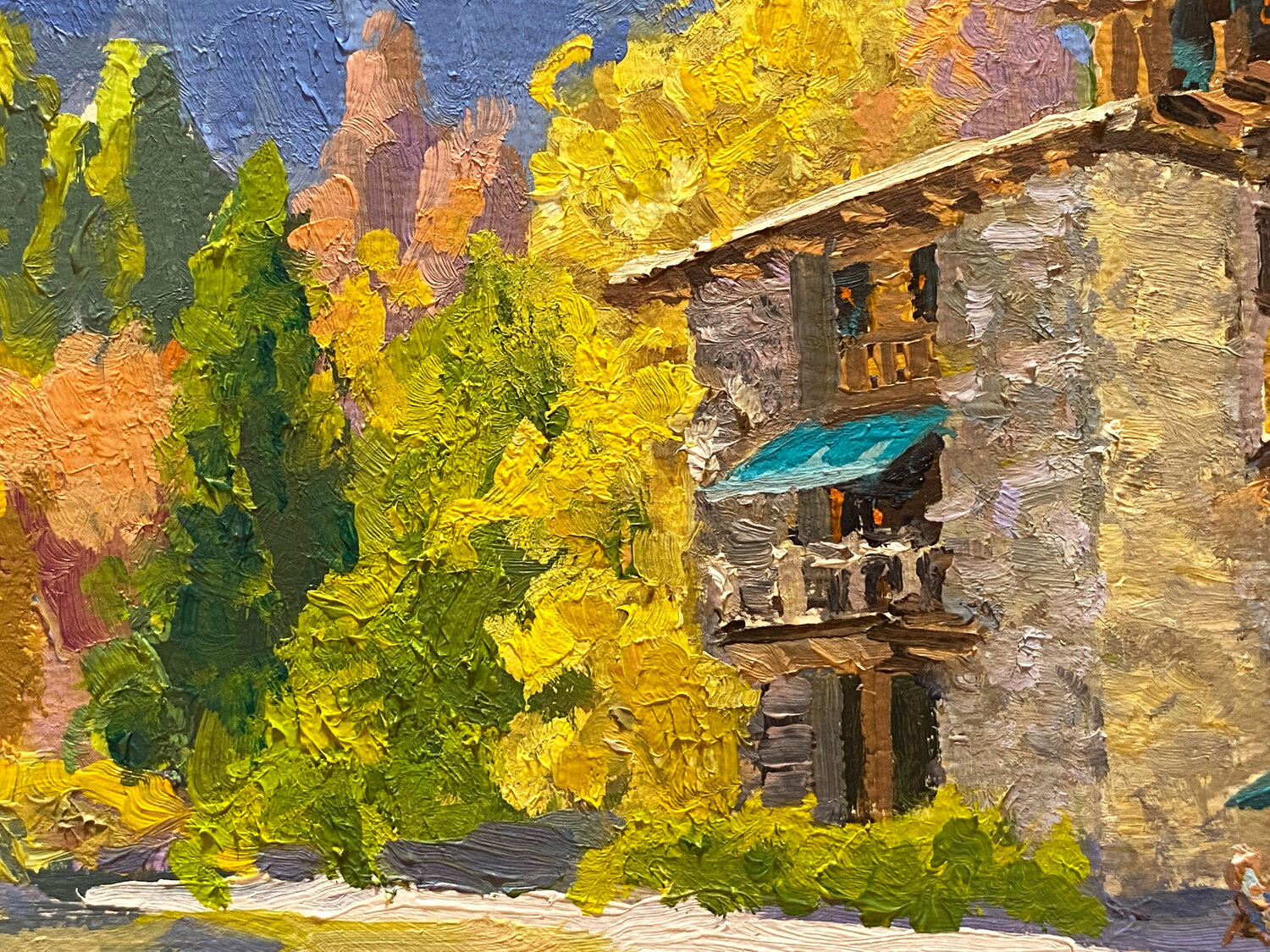 Lunch At The Ahwahnee, Yosemite by Tatyana Fogarty (2022) : Painting ...